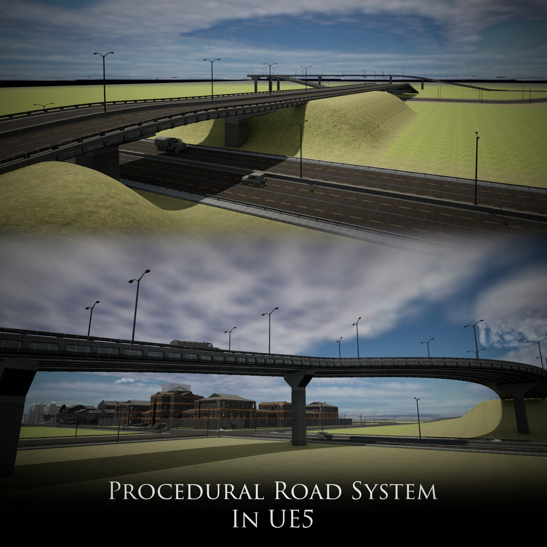 Shu Gi Lim - UE5 Blueprint Learning- Procedural Road System
