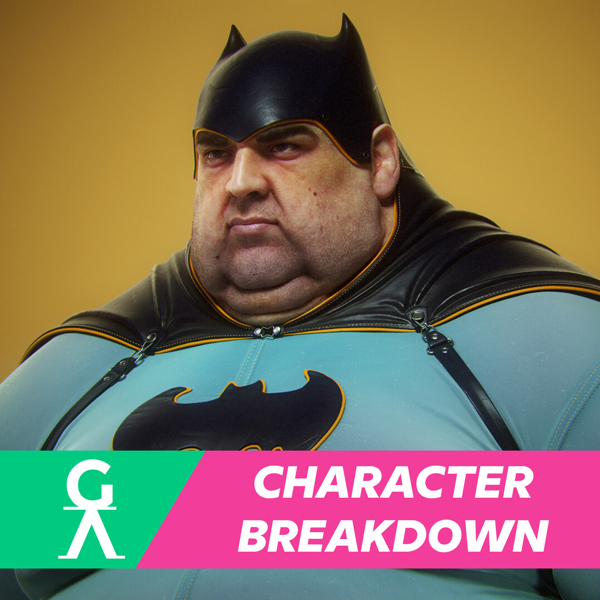 ArtStation - Thicc Batman - Character Breakdown - Maksym Pitielin