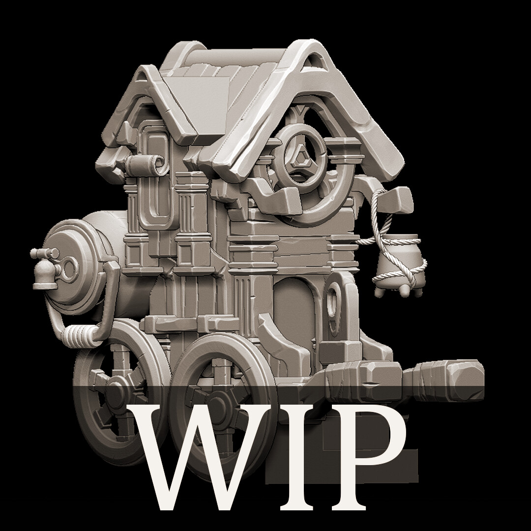 ArtStation - Pickle Cart WIP