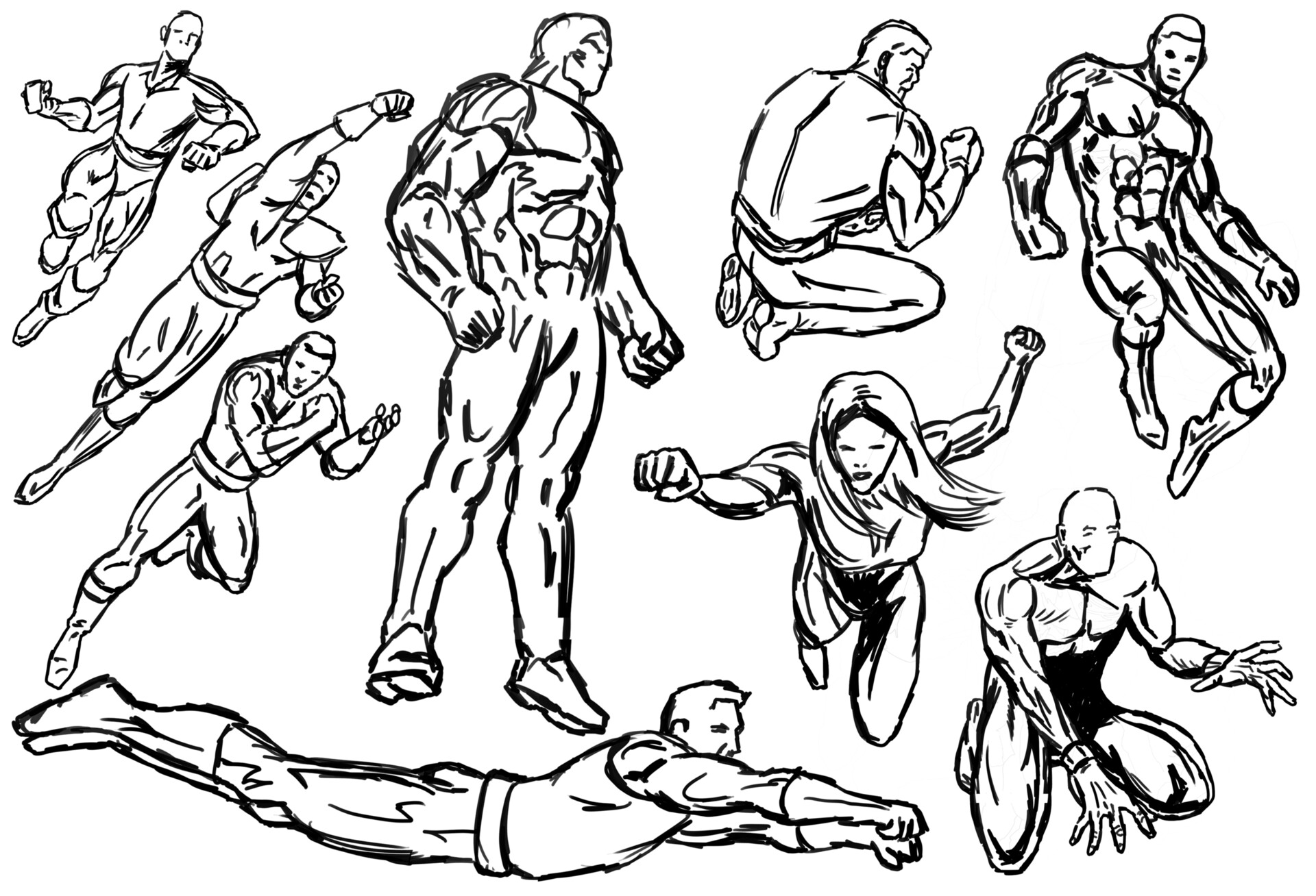 ArtStation - Pose Studies