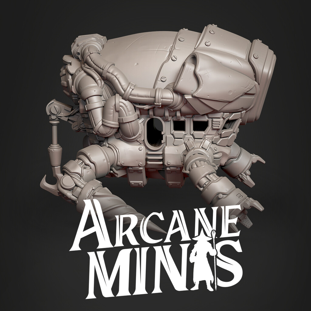ArtStation - Arcane Minis - Ellex Engineer Frigate