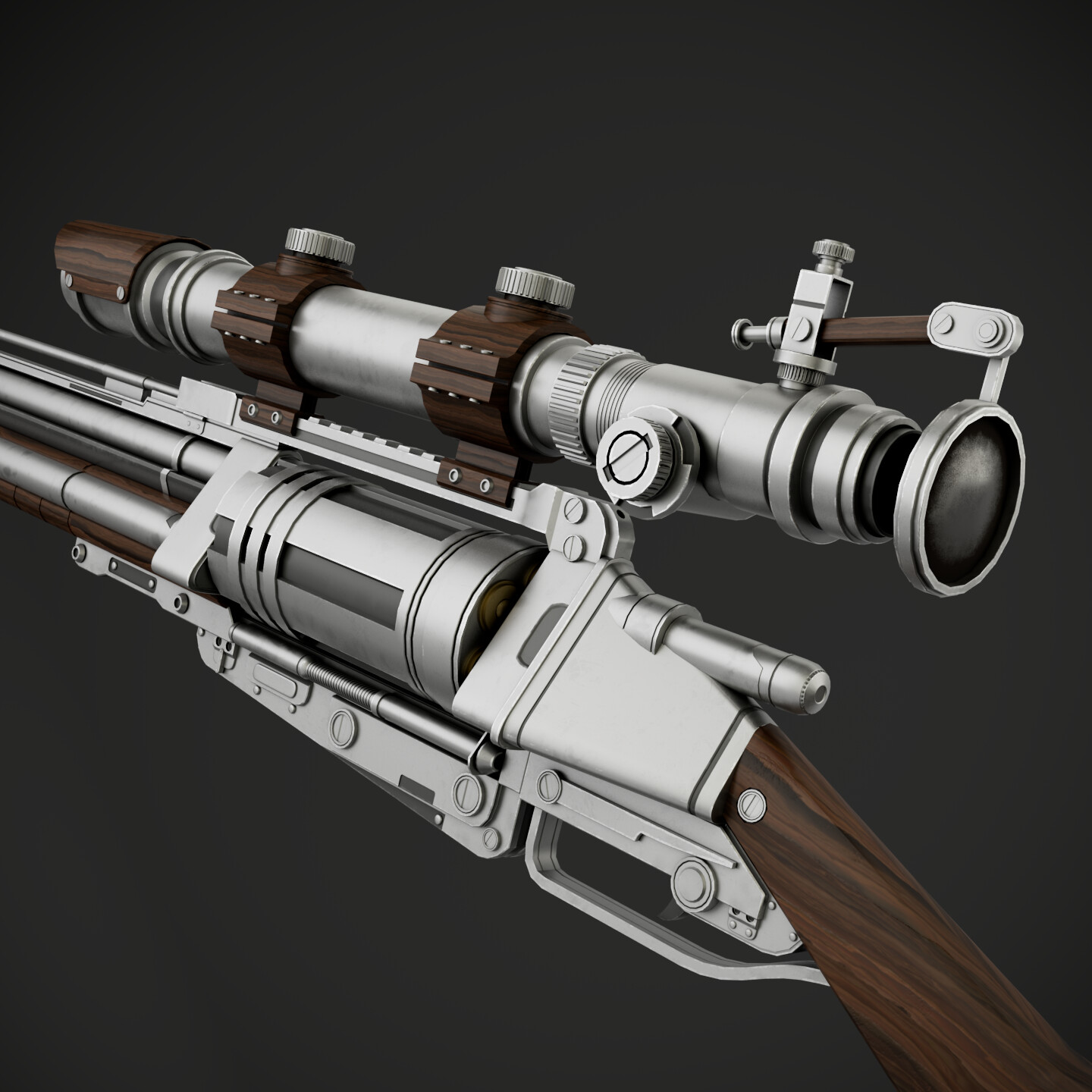 ArtStation - Sniper Rifle - Wild West