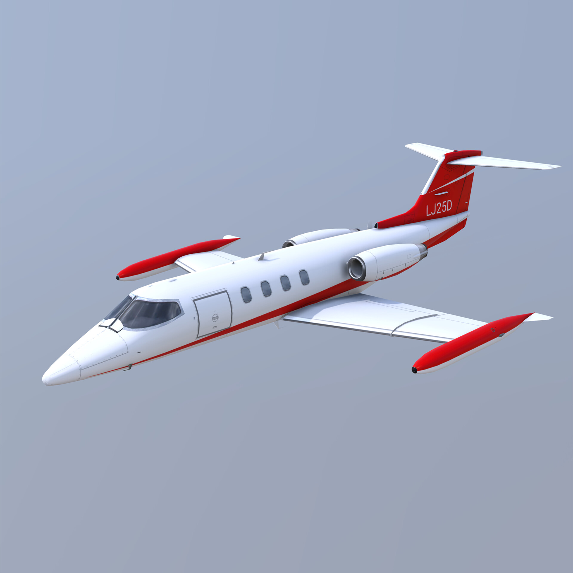 ArtStation - Learjet 25