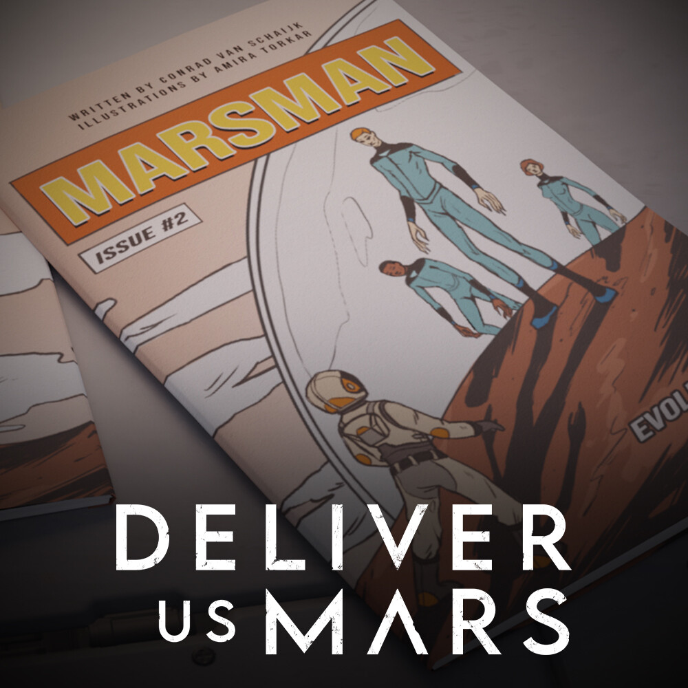 ArtStation - Deliver us Mars - Marsman comics