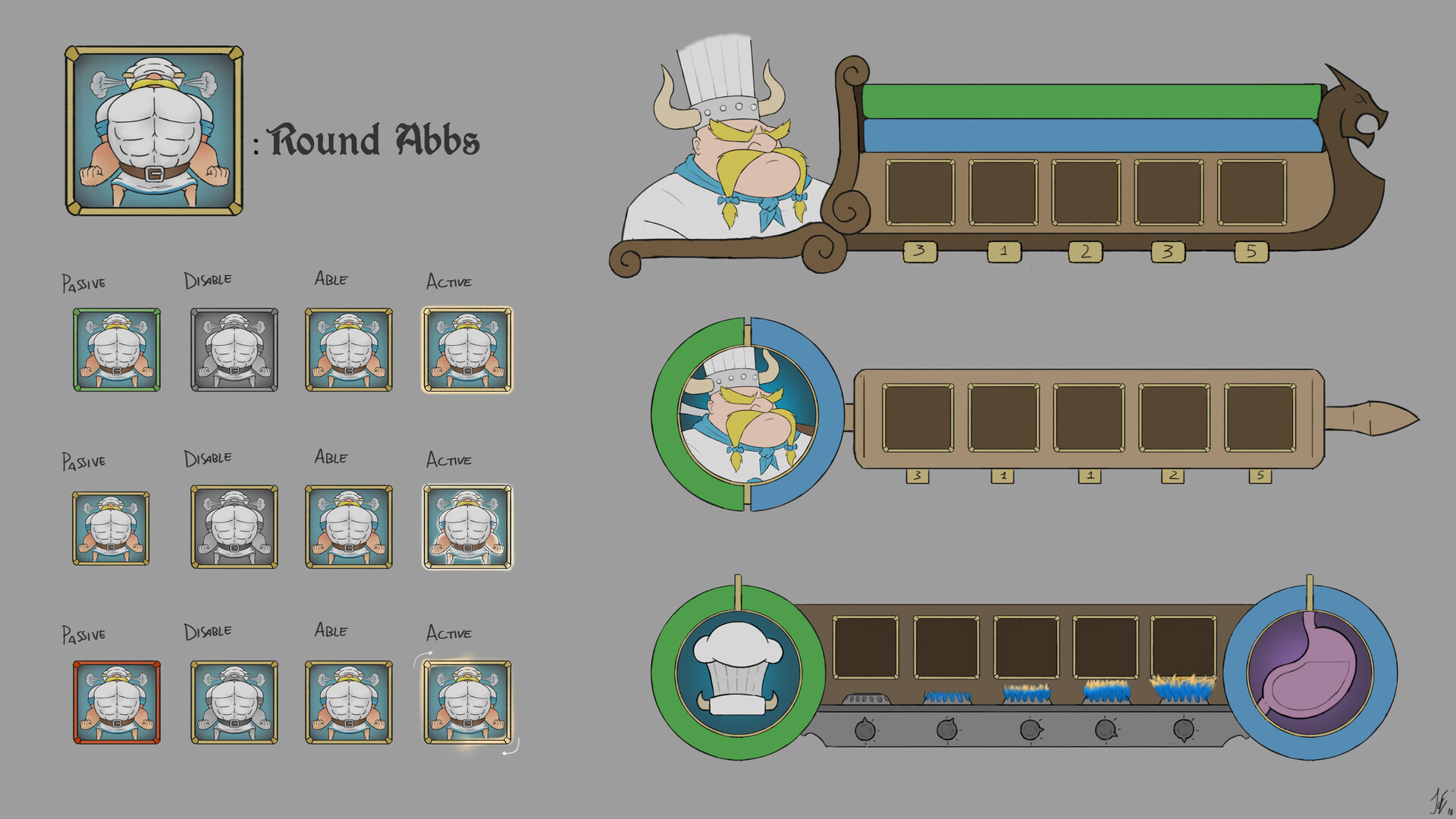 ArtStation - Gourmet Legacy - HuD
