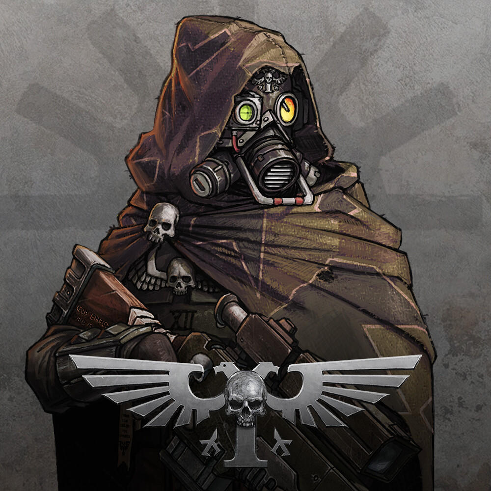 ArtStation - Veteran Sniper - Warhammer 40K inspired concept art