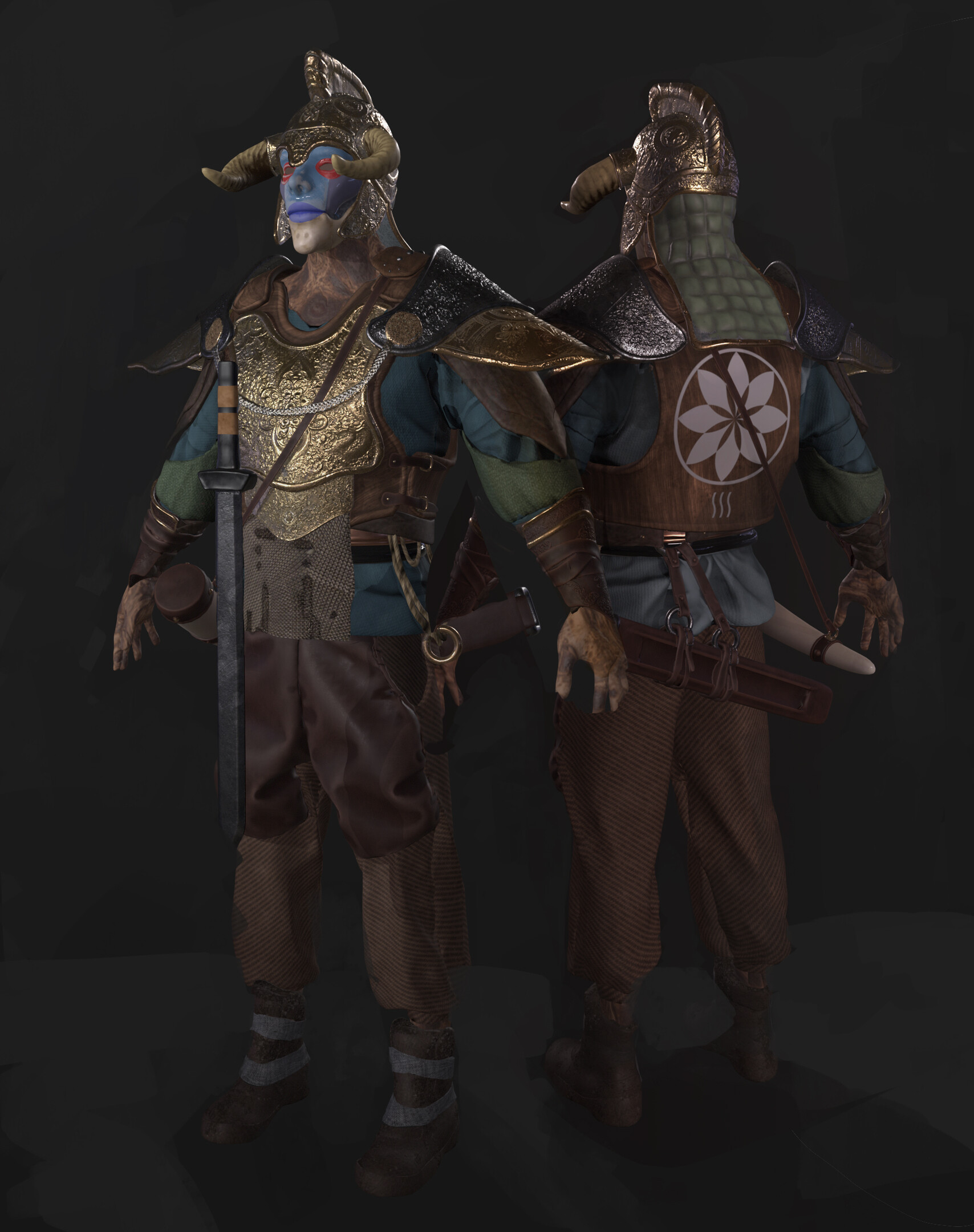 ArtStation - Desert warrior