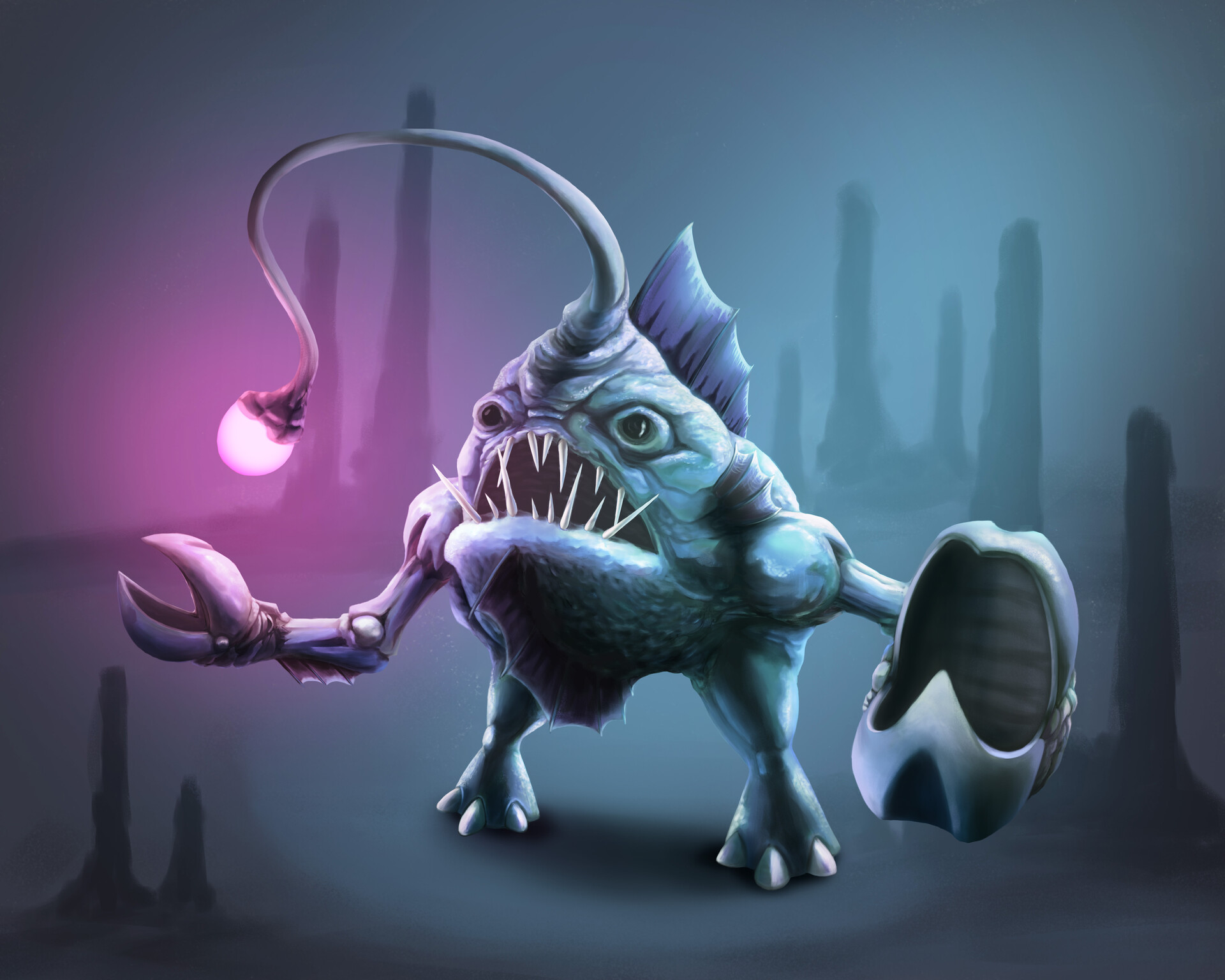 ArtStation - Fright Fish