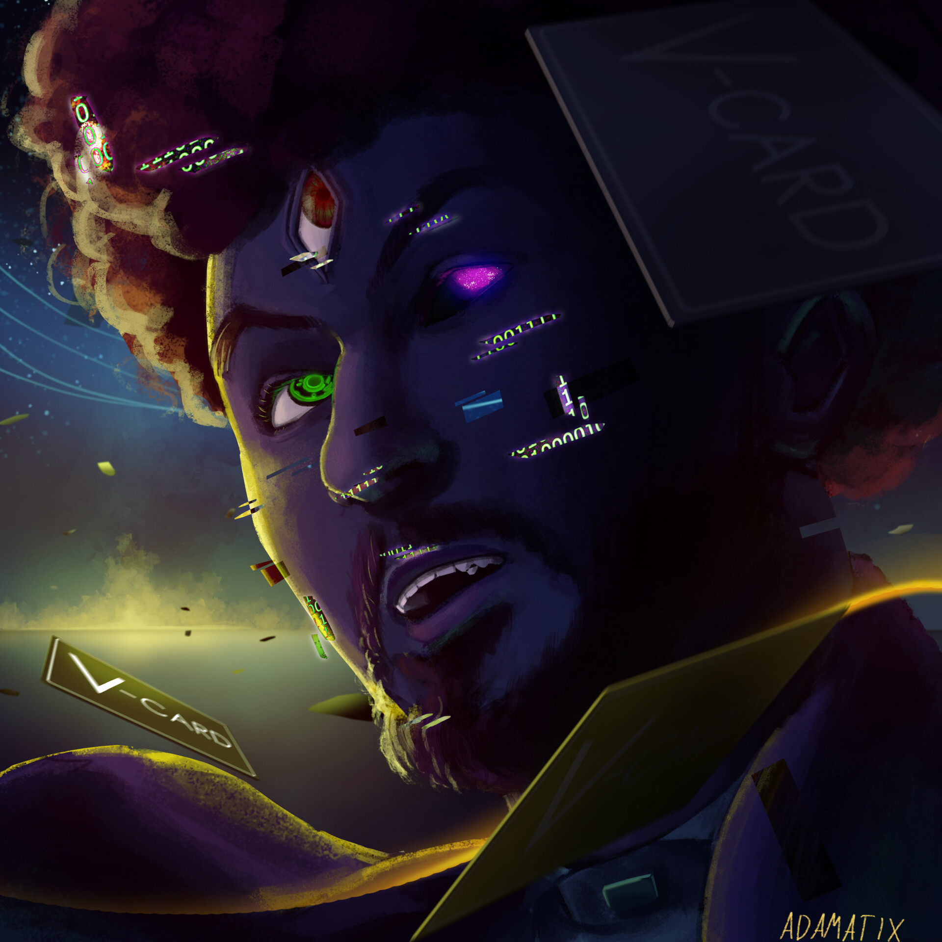 ArtStation - IamLucid Profile Pic/Banner Contest Submission