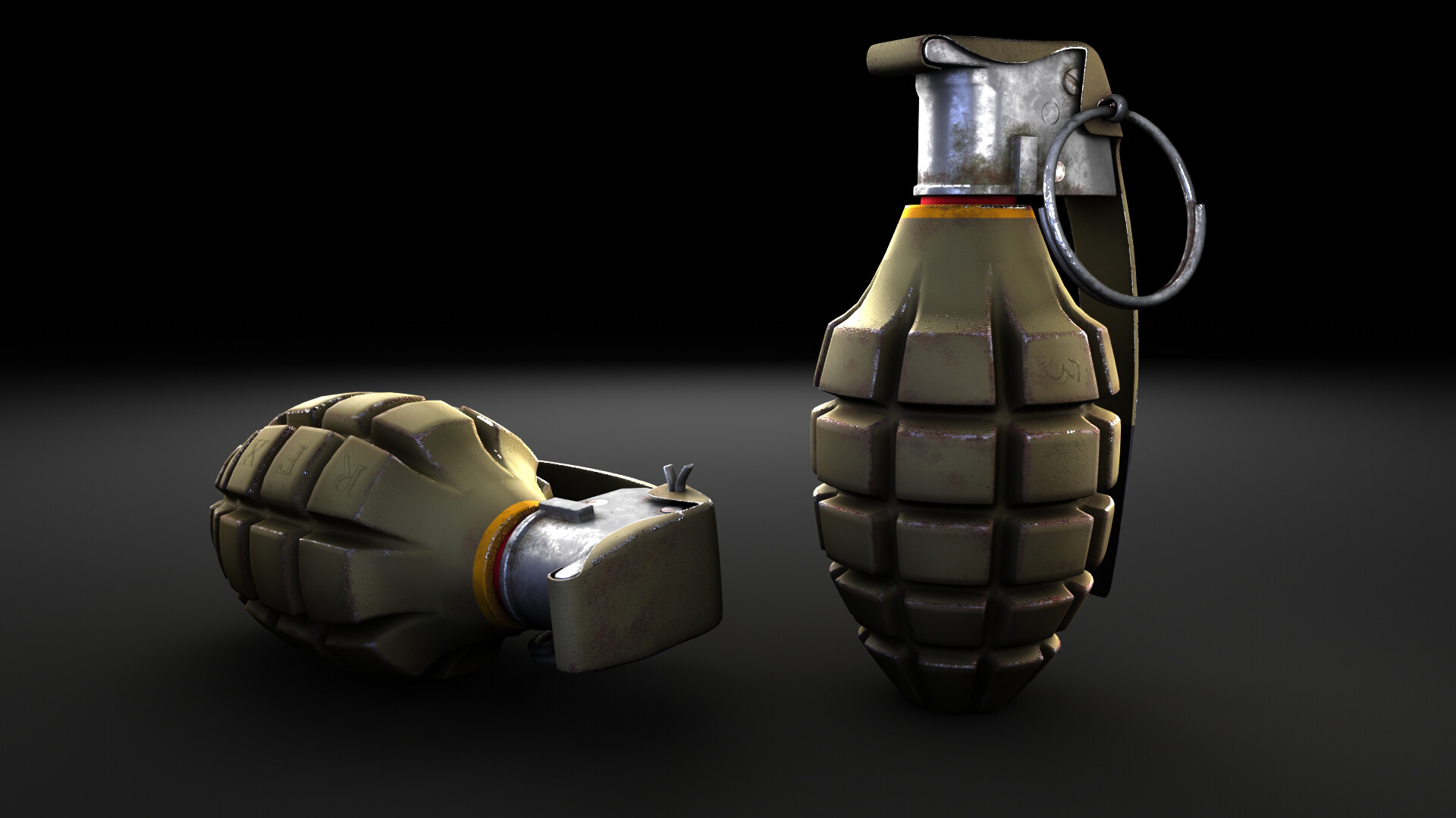 ArtStation - MK 2 (Pineapple) Hand Grenade