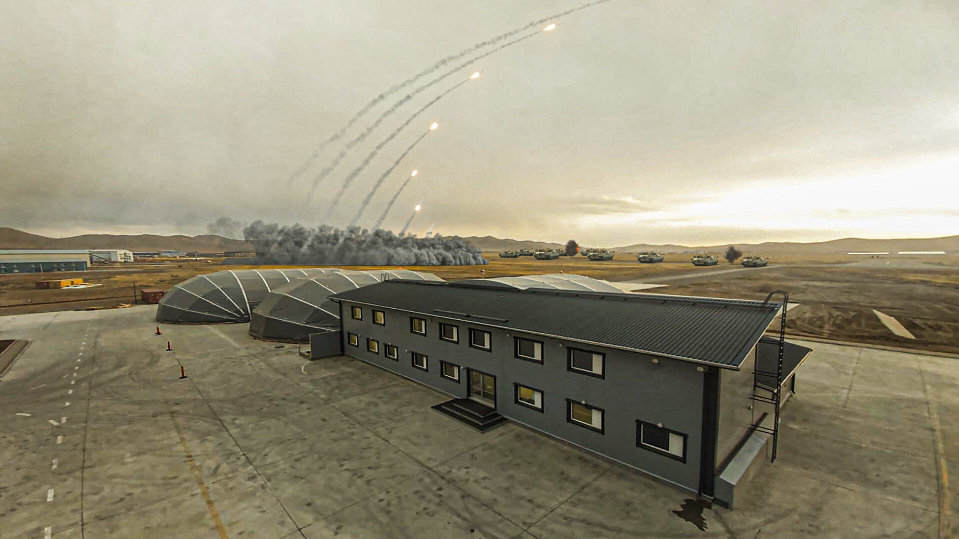 ArtStation - Military Base Shot