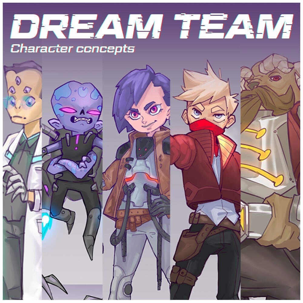 ArtStation - Dream Team (concept art)