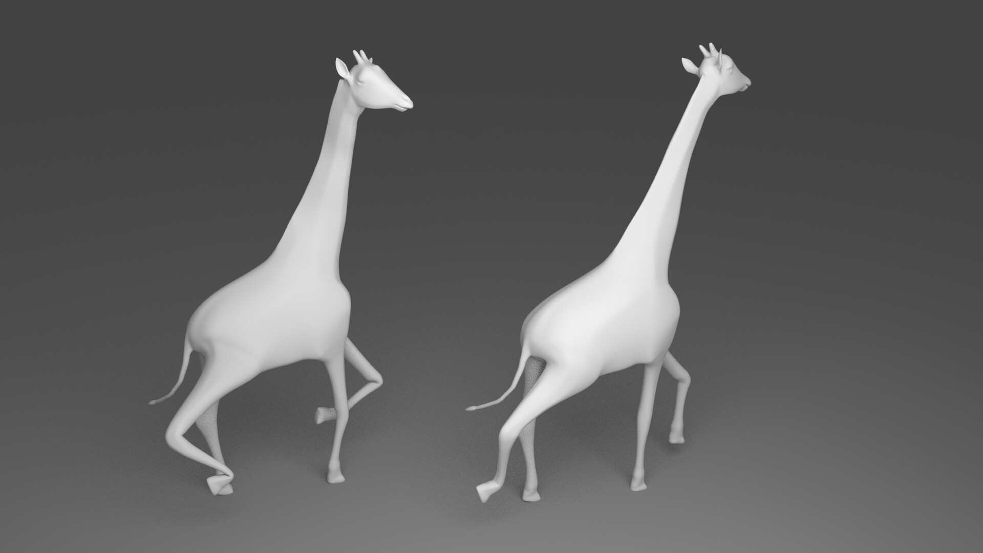 ArtStation - Giraffe Rig and Animation Set