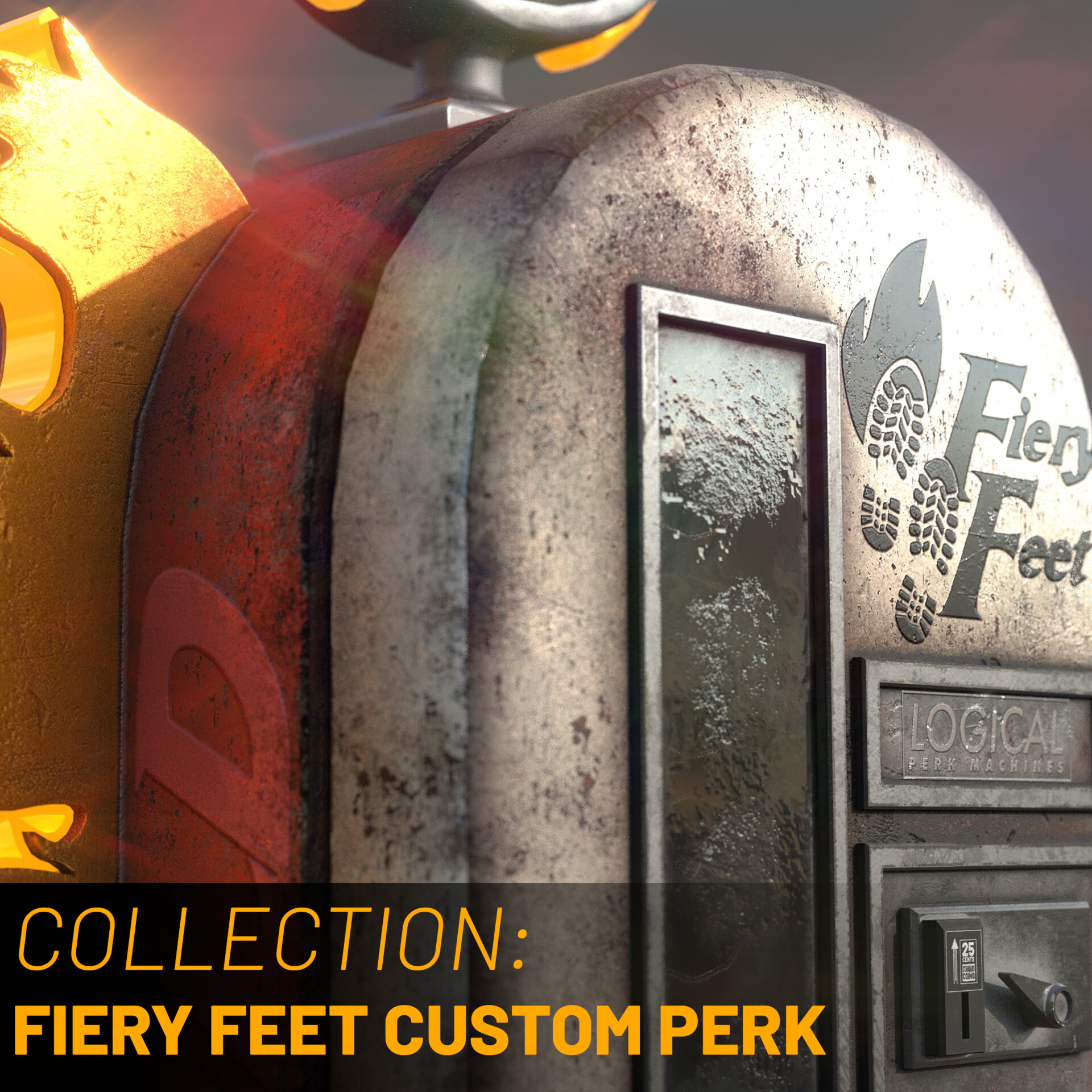 ArtStation - BO3 Custom Perk - Fiery Feet