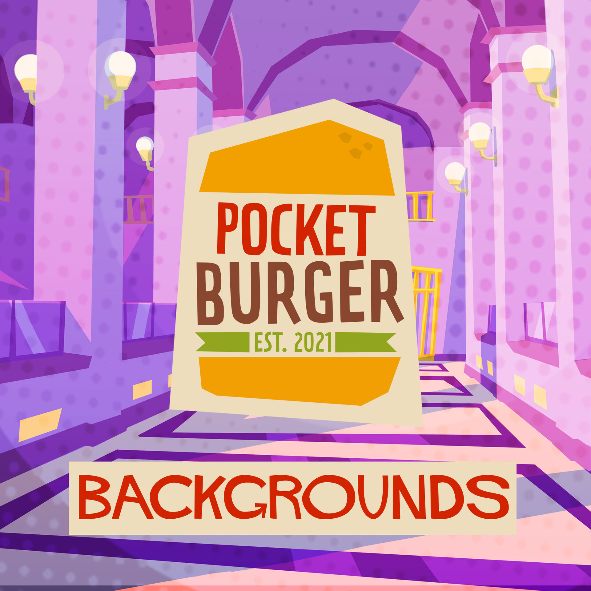 ArtStation - Pocket Burger Games - Backgrounds