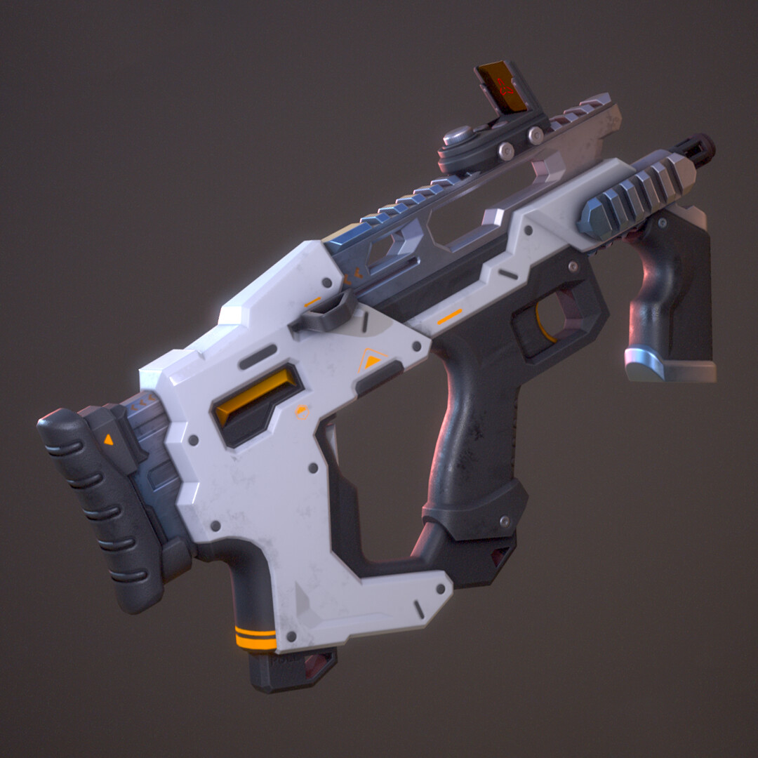 ArtStation - Stylized Assault Rifle