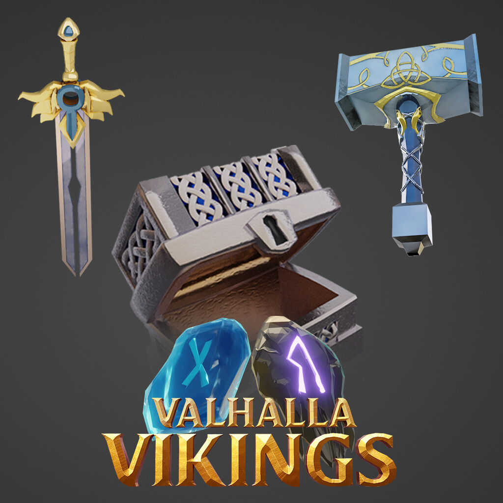 ArtStation - Asset Pack for Valhalla Vikings Game