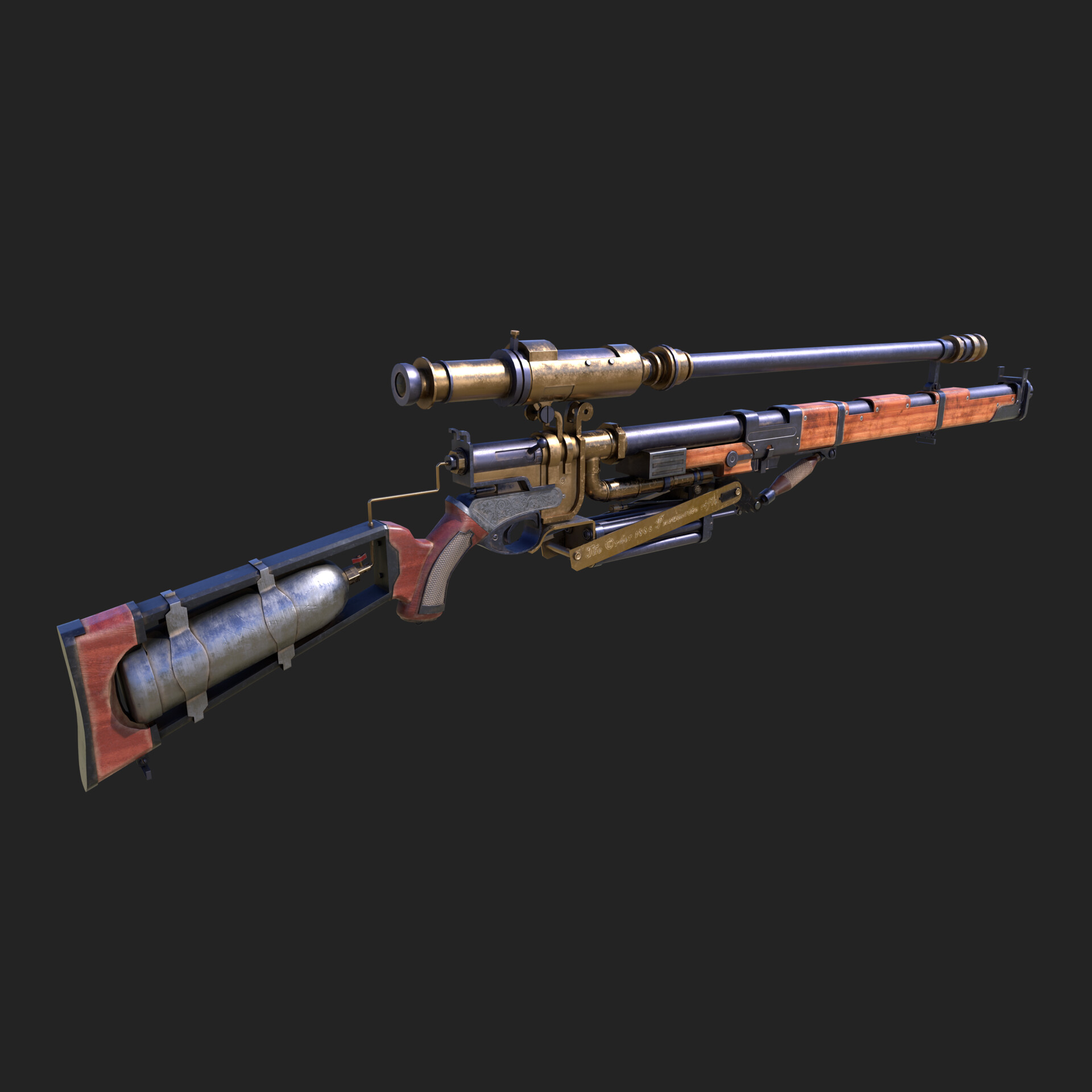 ArtStation - The Order 1886 Pnuematic Rifle fan art