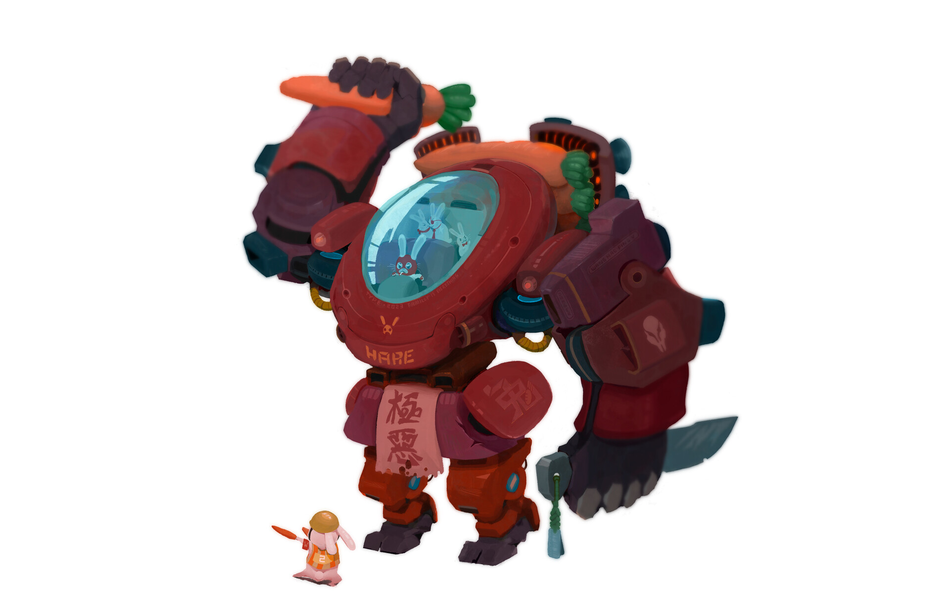 ArtStation - Hare Family