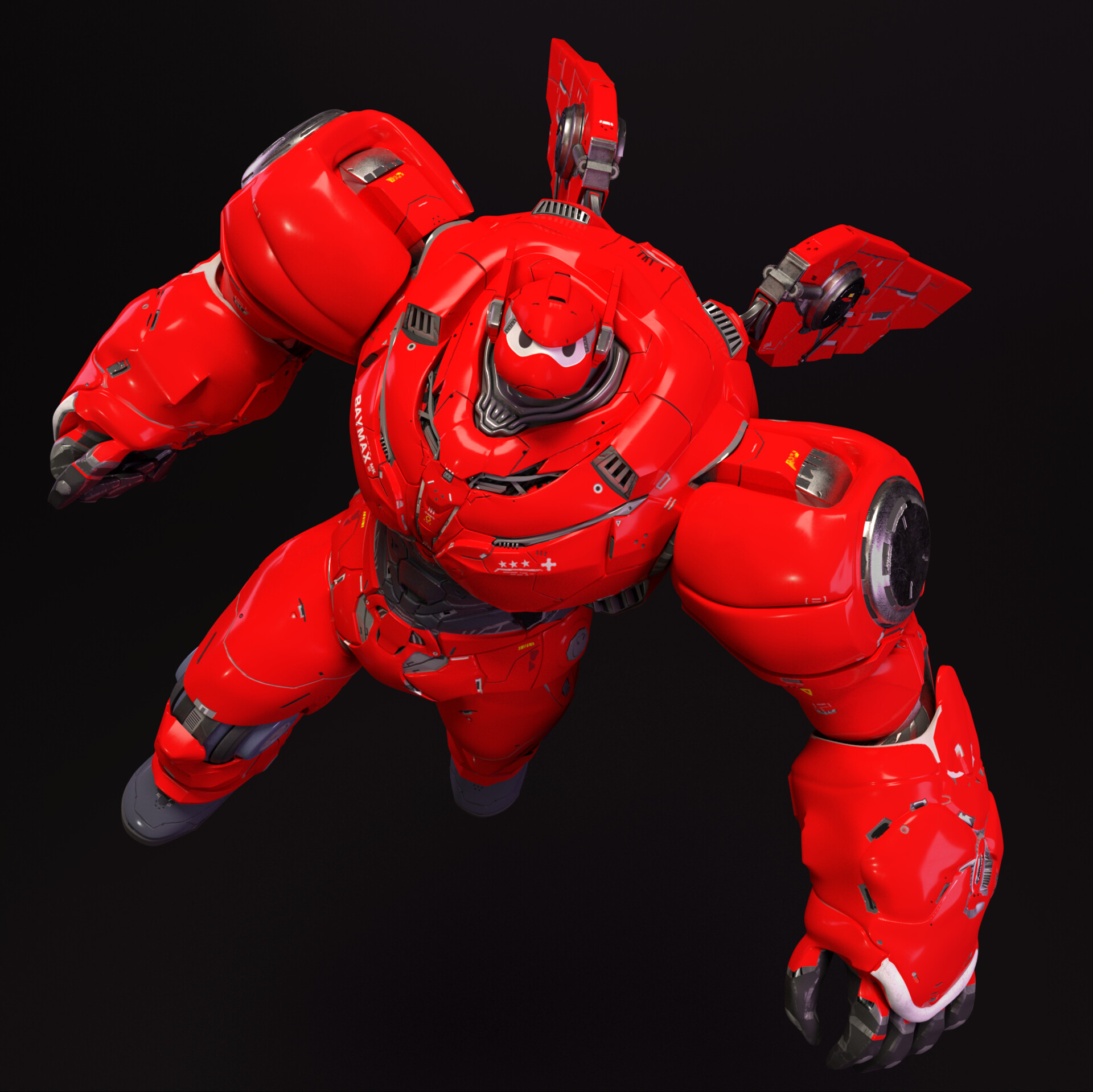 ArtStation - Baymax Fan 3D Art