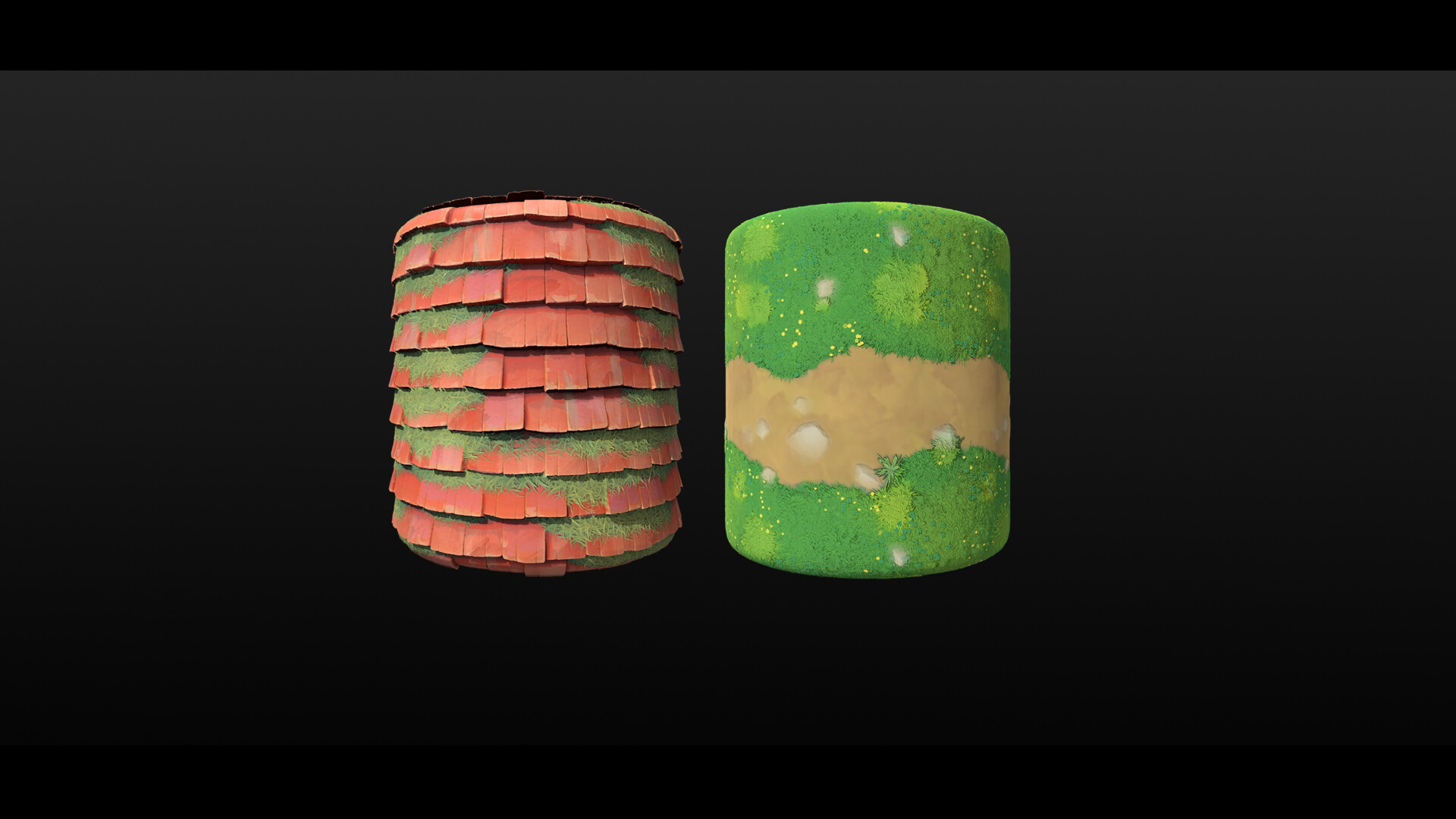 ArtStation - SD cartoon tile material exercise