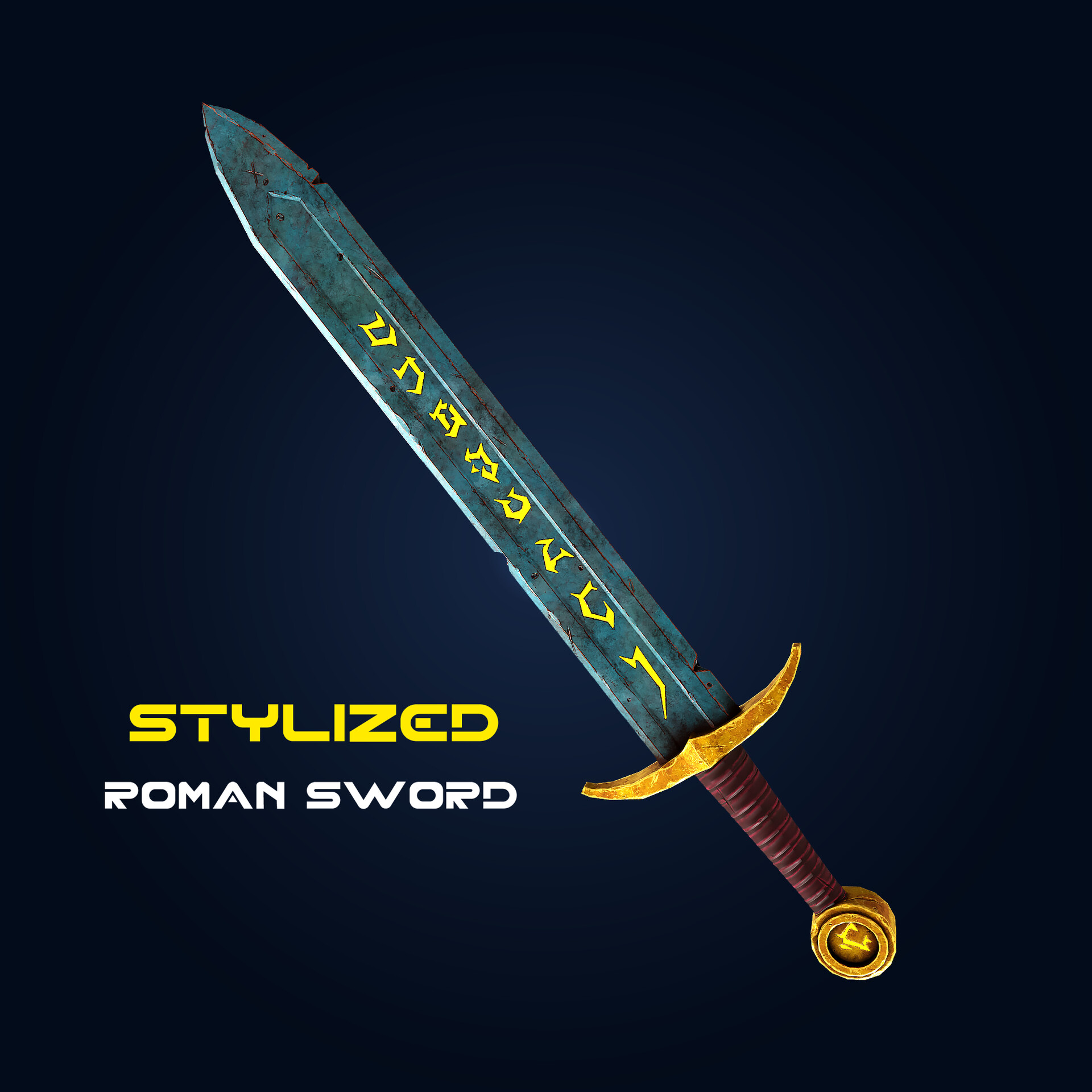 ArtStation - Stylized Roman Sword