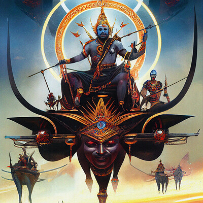 ArtStation - Shani Bhagwan (Shani Dev)