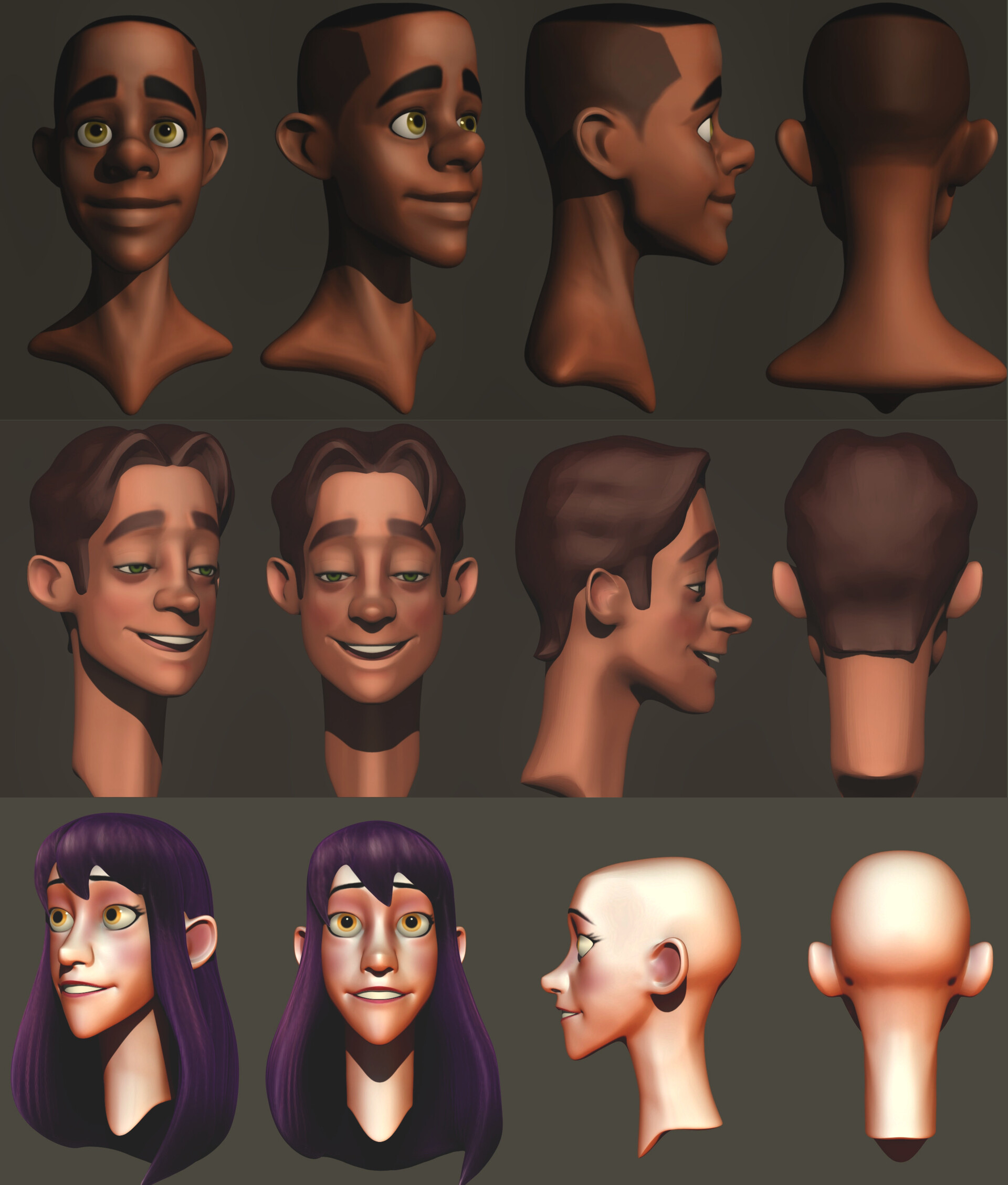 ArtStation - Heads Sketches