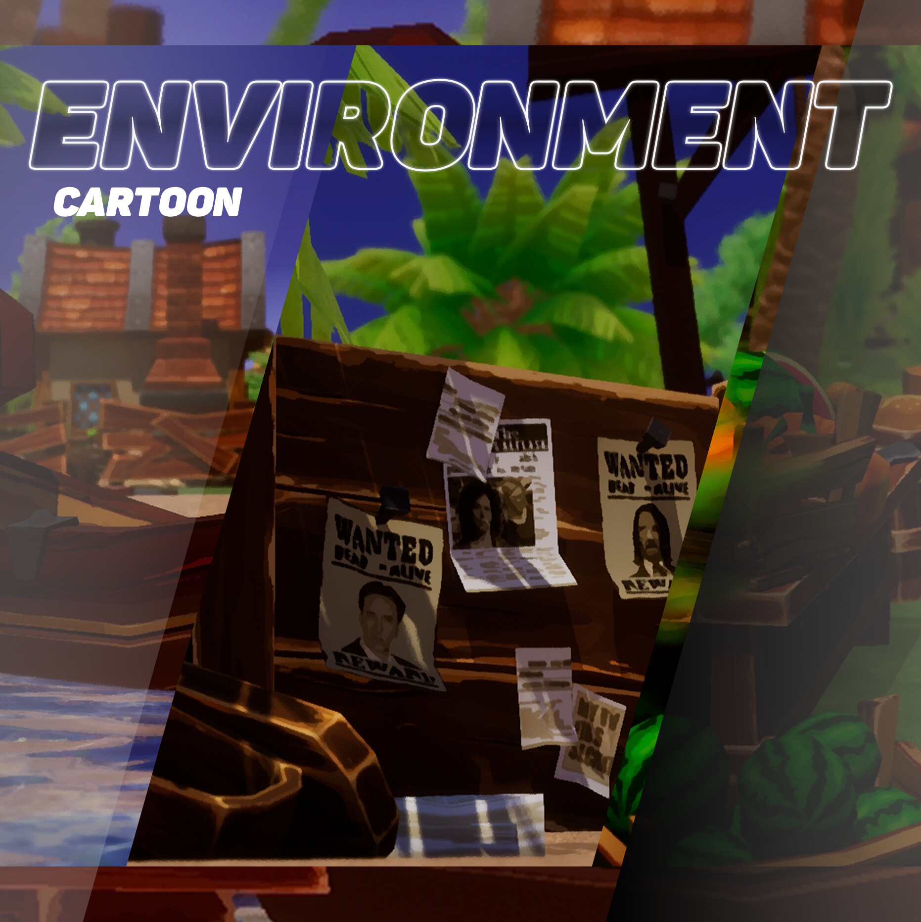 ArtStation - Cartoon's Island | UE5 Environment