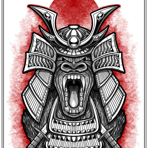 ArtStation - Samurai monkey