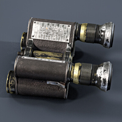 ArtStation - WW1 French binoculars