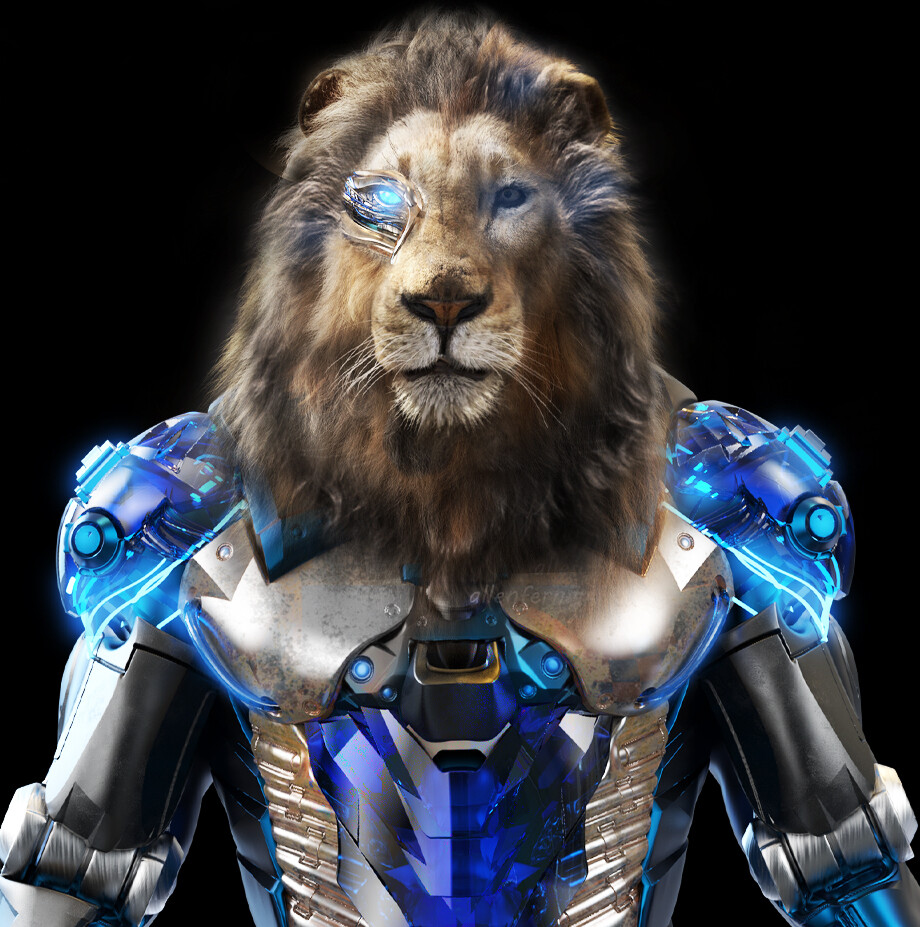 ArtStation - Lion - Hybrid Character Sculpted in Zbrush