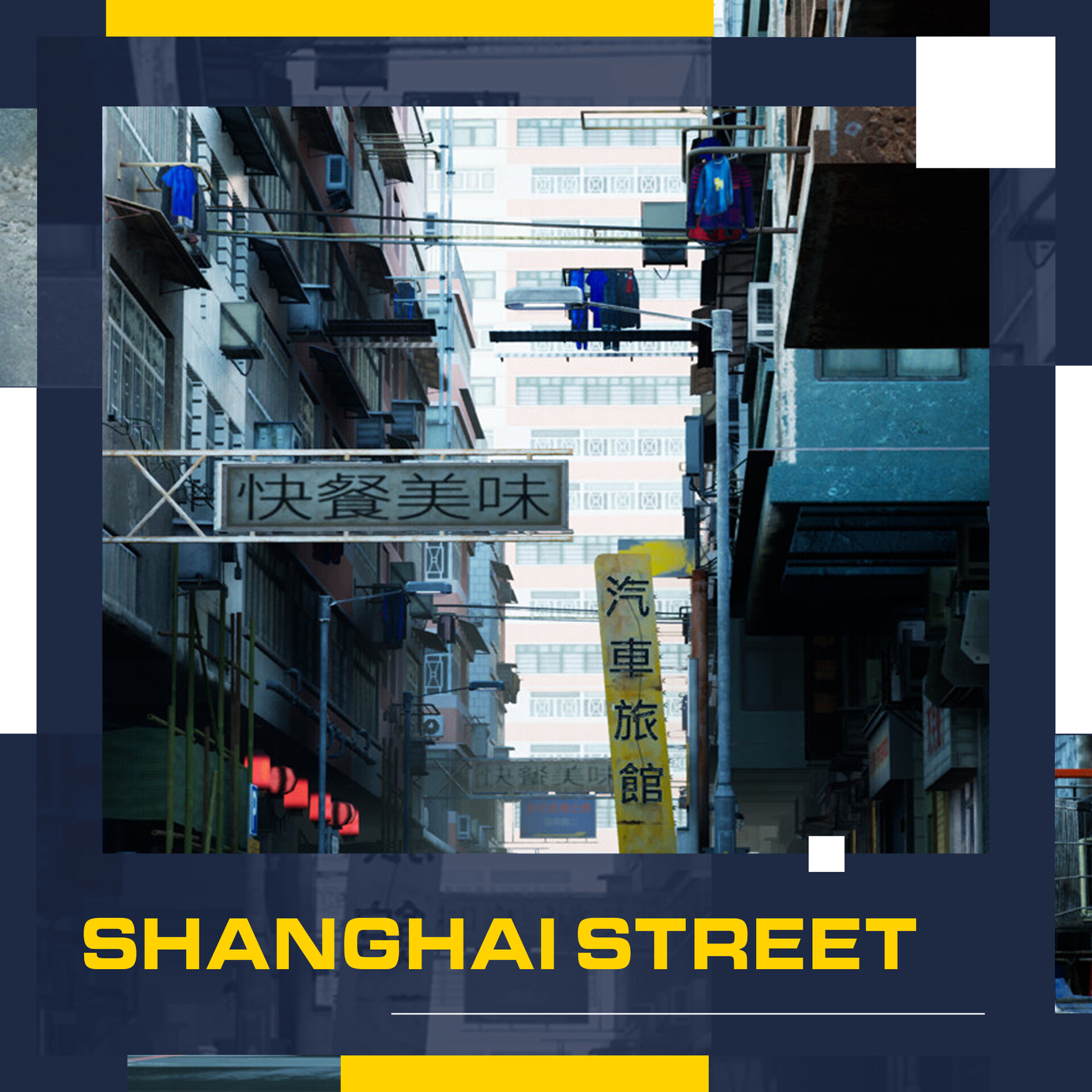 ArtStation - UE5 - Shanghai Street