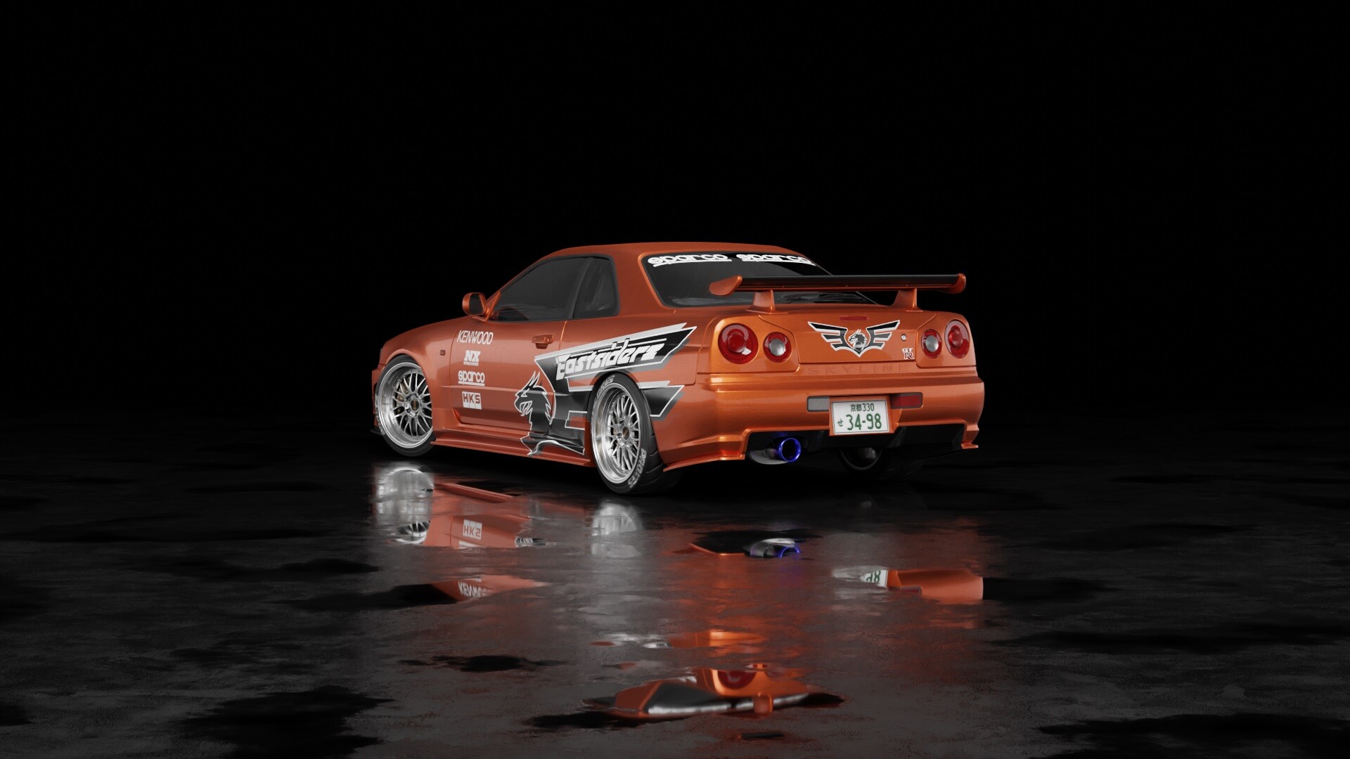 ArtStation - Eddie's Skyline (Nissan R34 GT-R) from Need for Speed ...