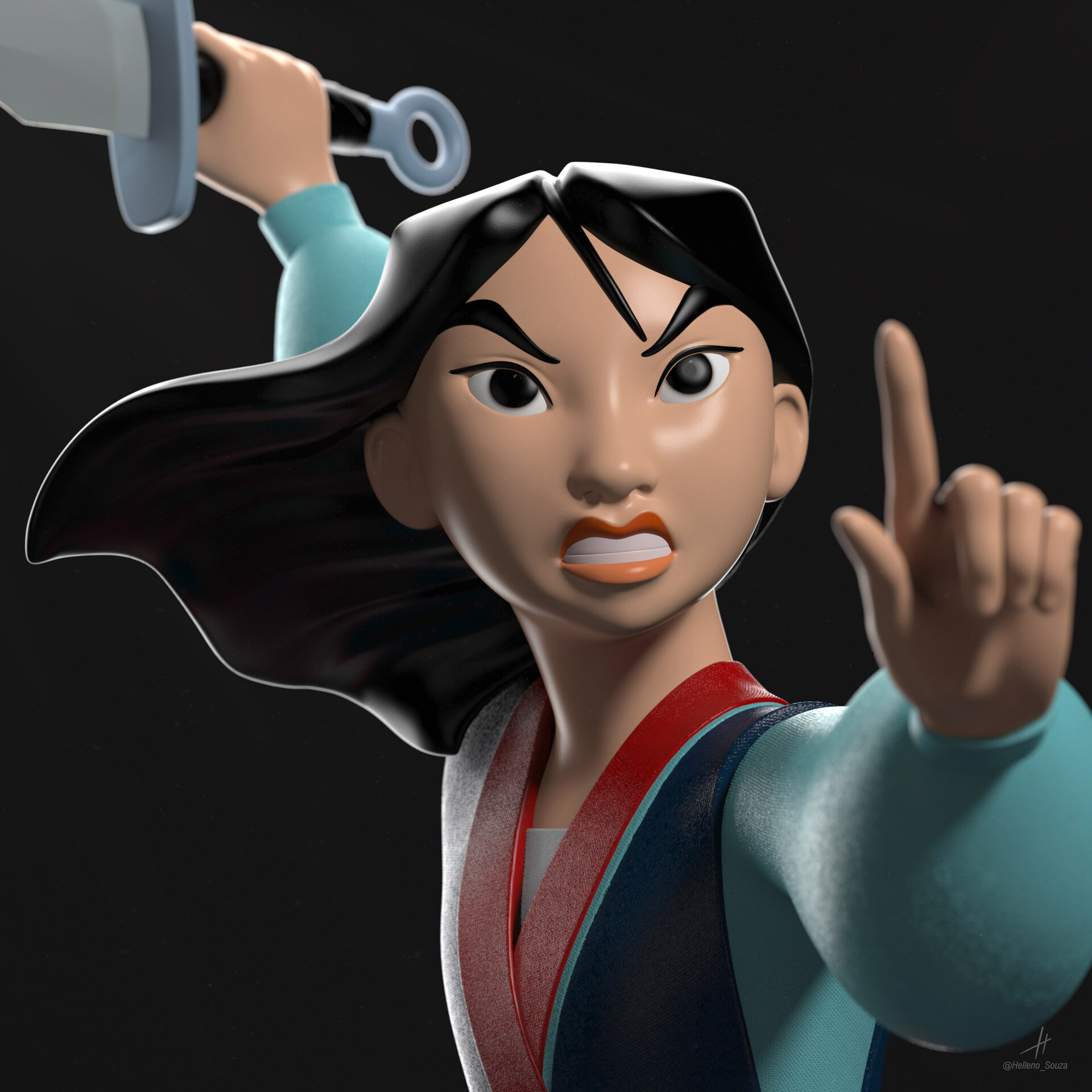 ArtStation - Mulan