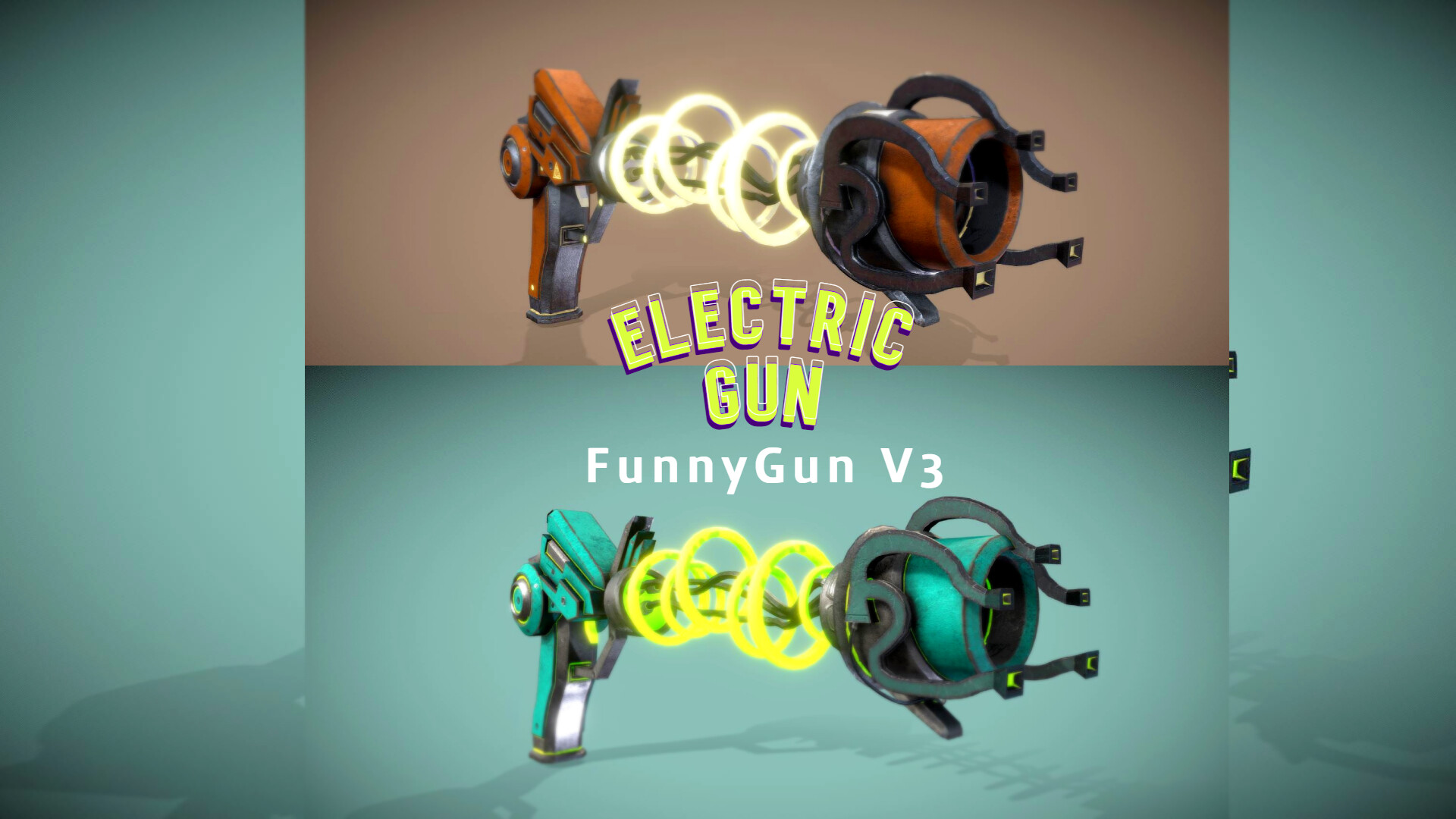 ArtStation - FunnyGun V3 Electric Gun