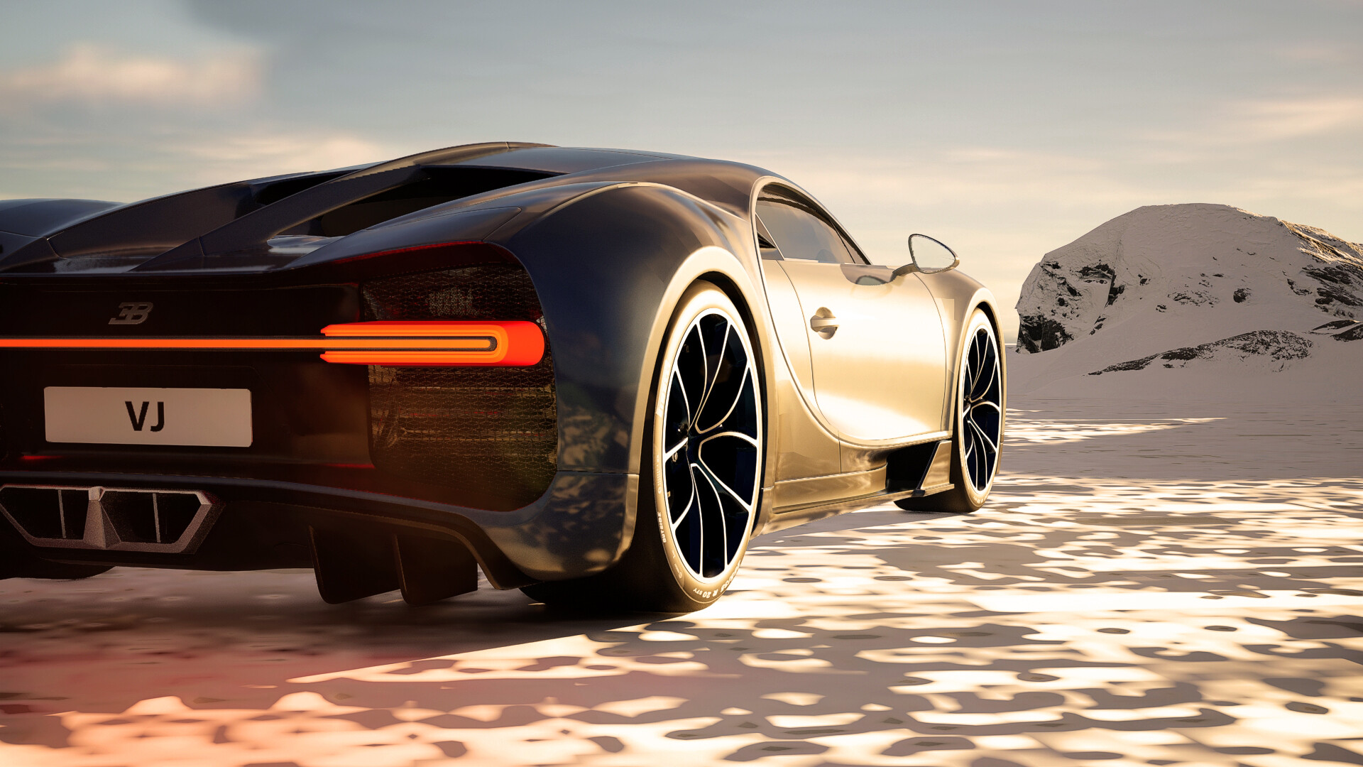 ArtStation - Bugatti Chiron - UE5 Automotive Rendering