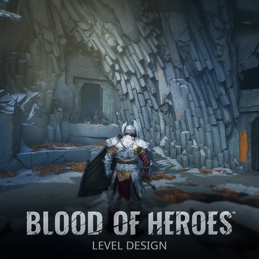 ArtStation - Blood of Heroes - Tutorial [Level Design Blockout]