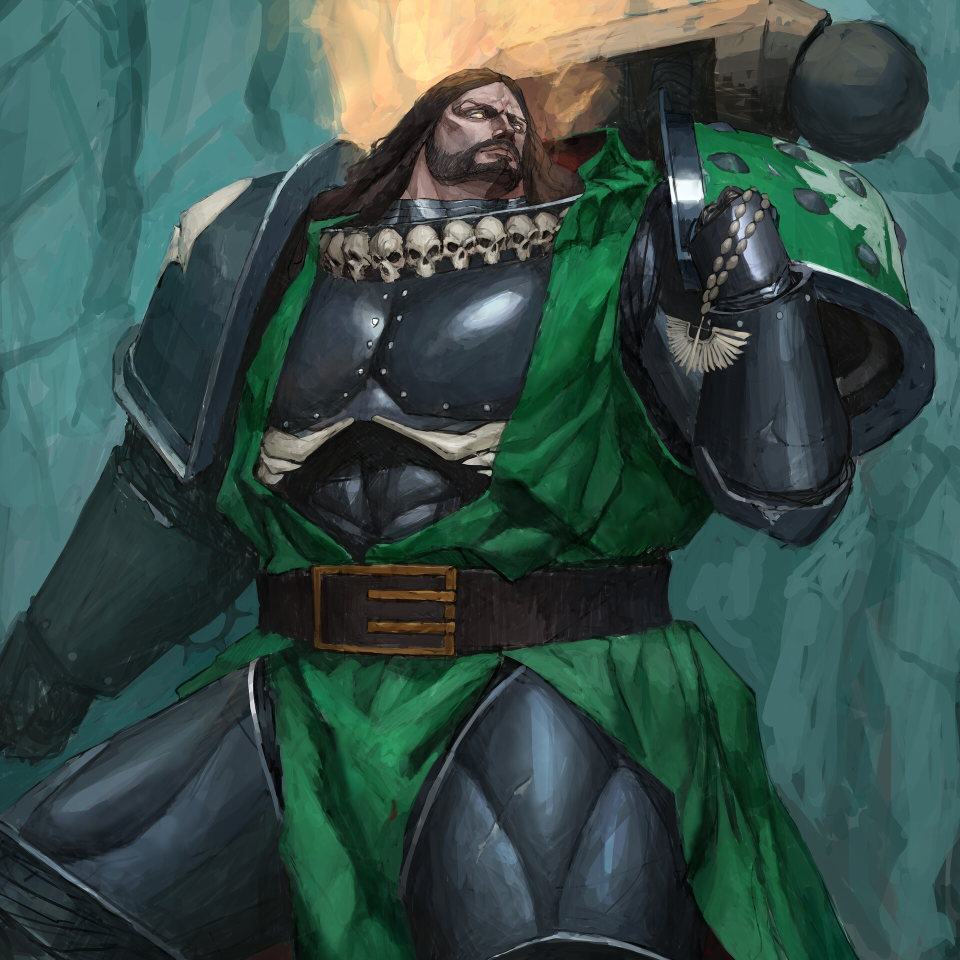 ArtStation - Interrogator-Chaplain Rafael