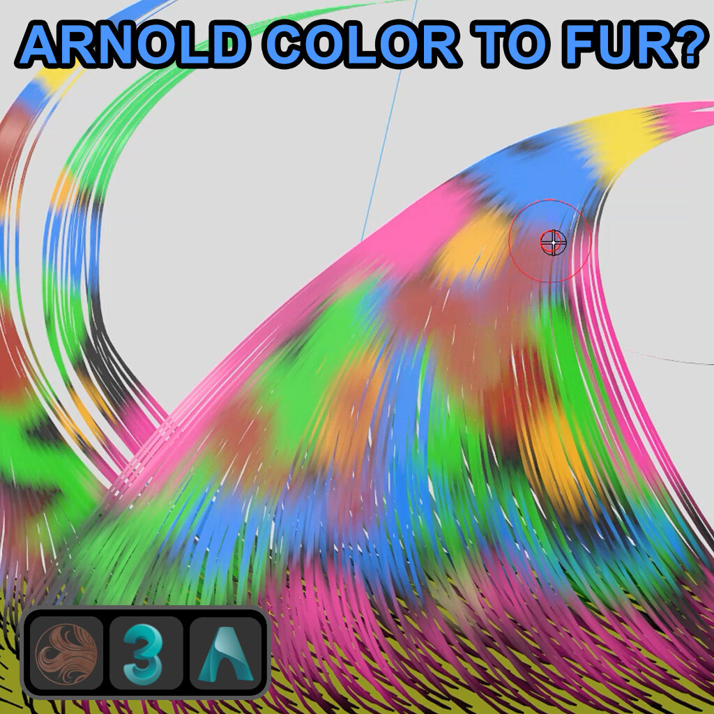 ArtStation - Learn How to Apply Color to Fur or Hair using Ornatrix/3ds ...