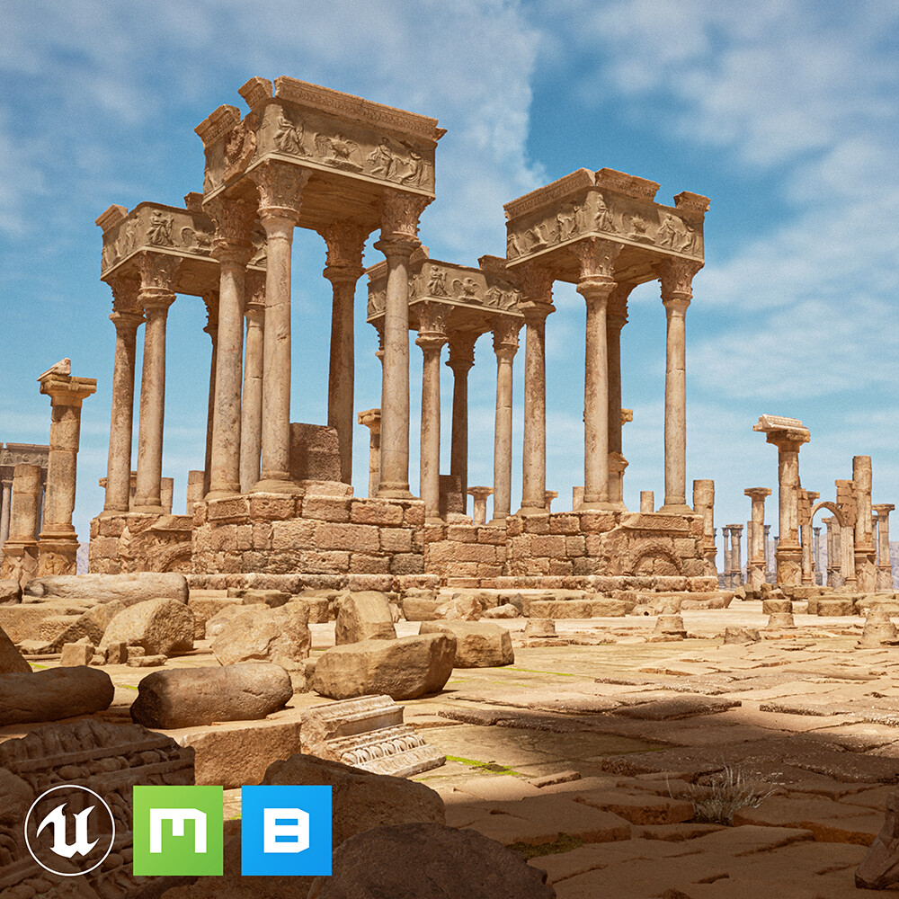 ArtStation - Roman Ruins