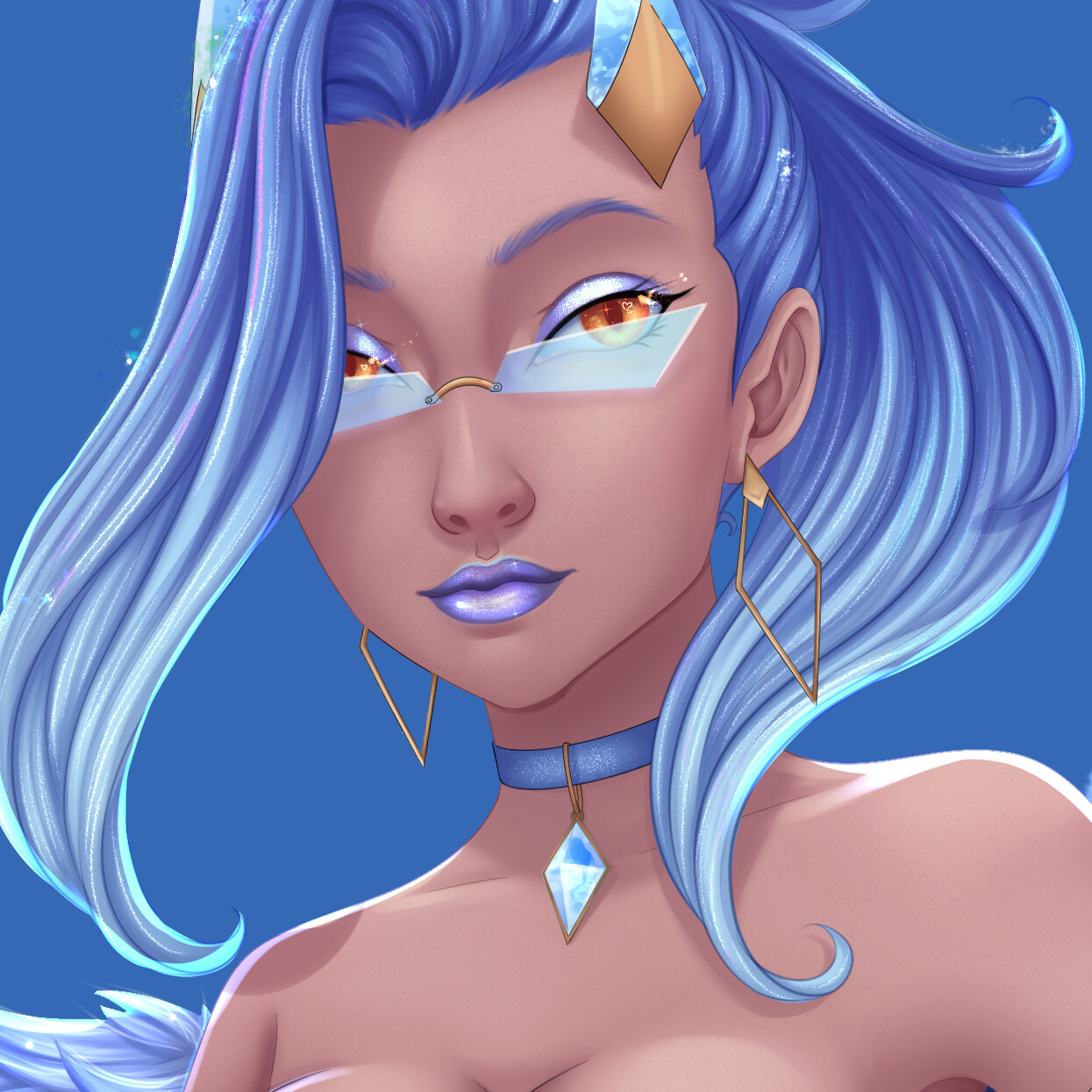 ArtStation - K/DA X ELVENOVA / Prestige Rework / Diamonds in the Rough Evelynn