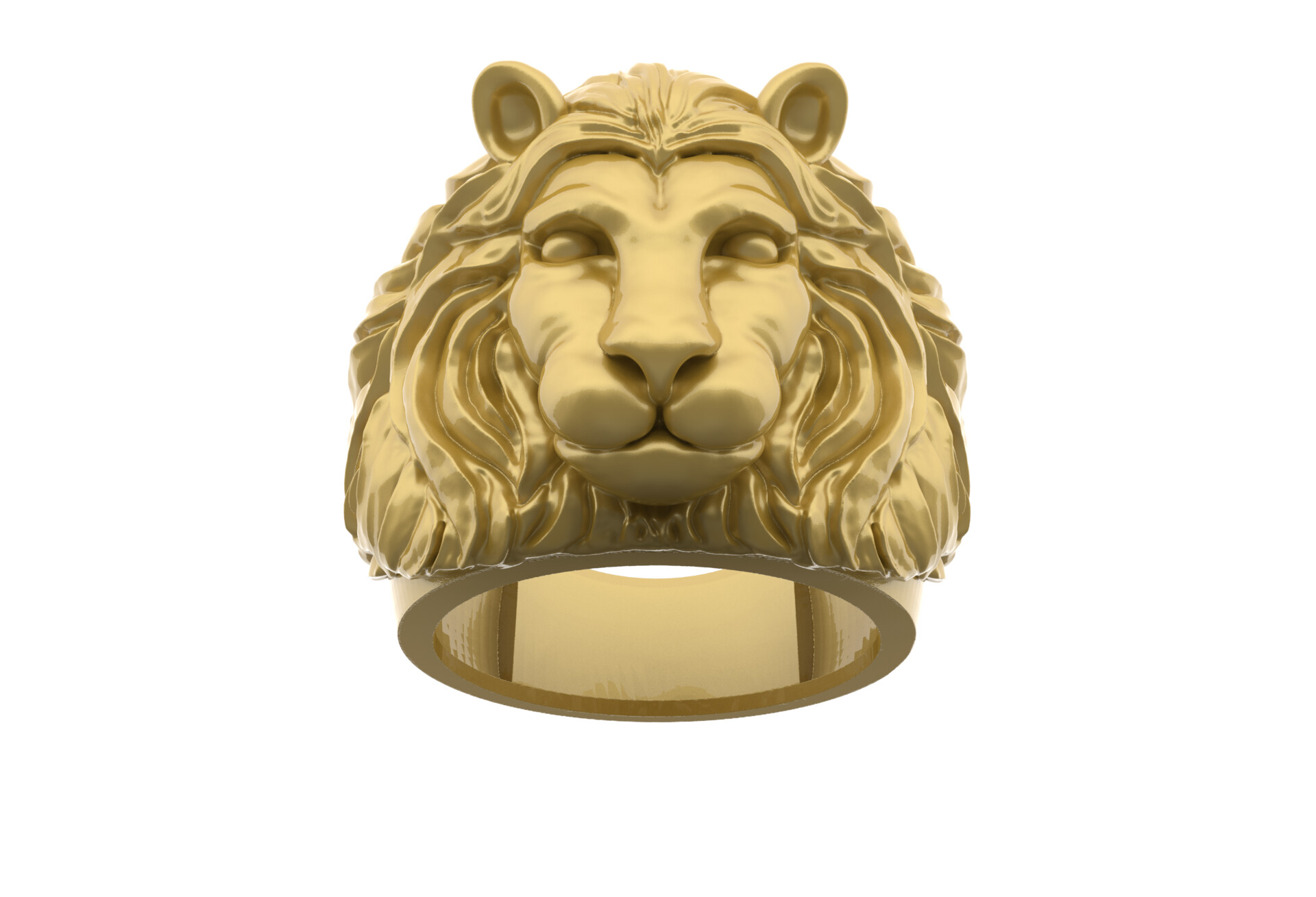 ArtStation - Lion Ring | lion ring CAD file | lion ring jewelry 3D file ...