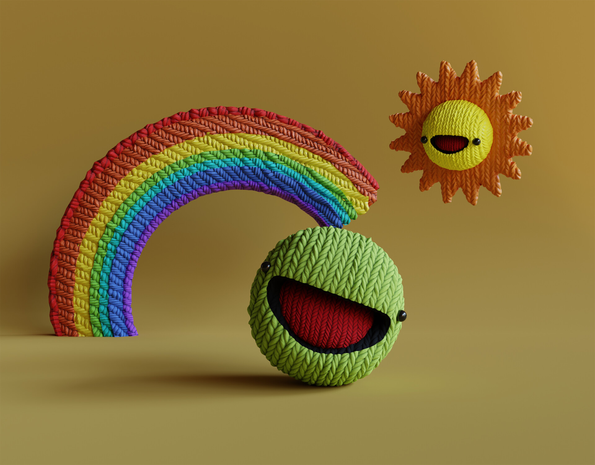 ArtStation - Funny Wool Friends