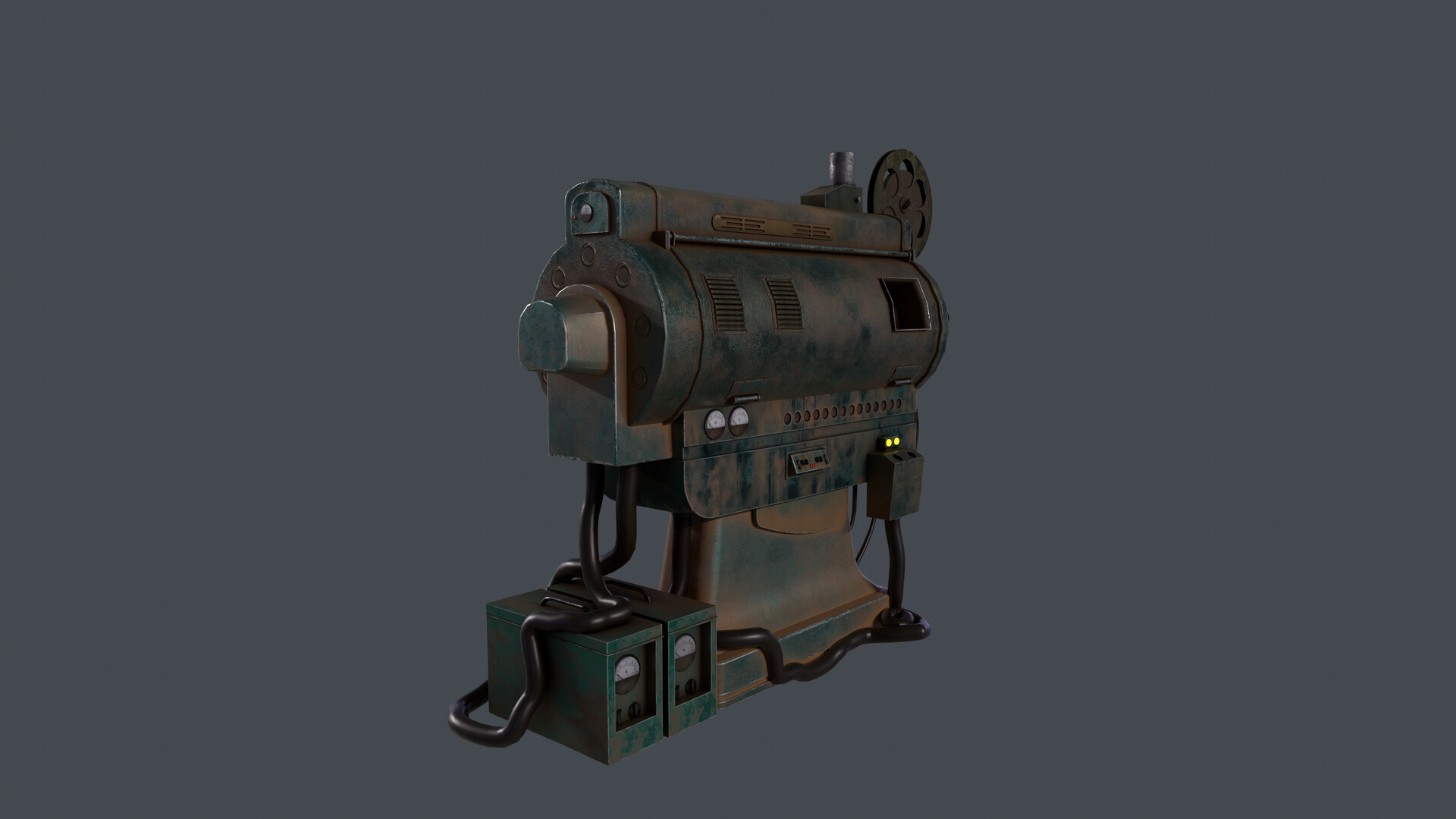 ArtStation - Old Rusty Projector