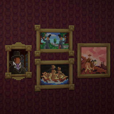 ArtStation - Disneyland Paris Phantom Manor Portrait Gallery ...