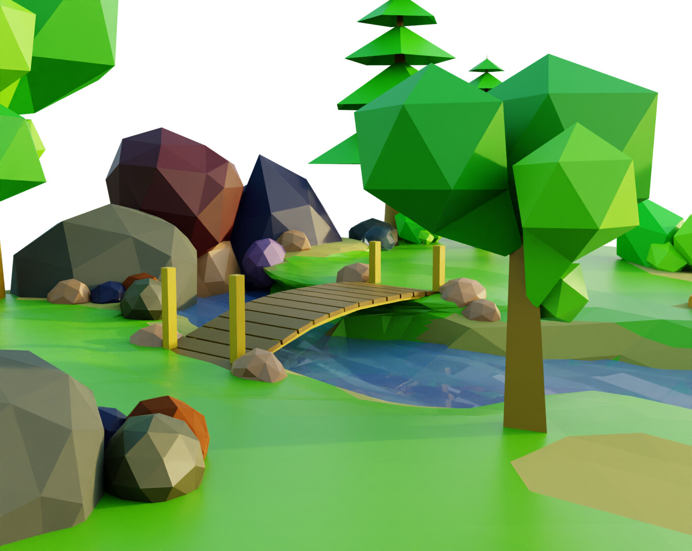 ArtStation - low poly world