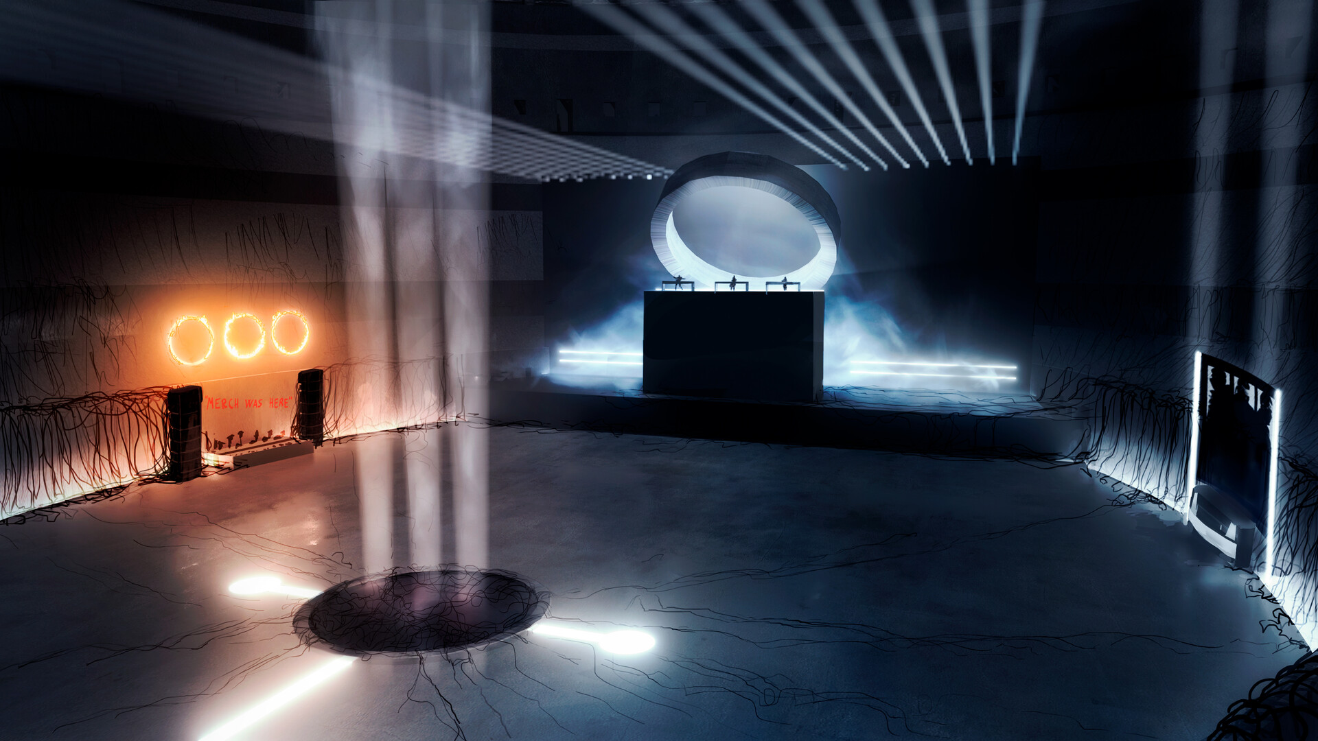 ArtStation - Swedish House Mafia Stage