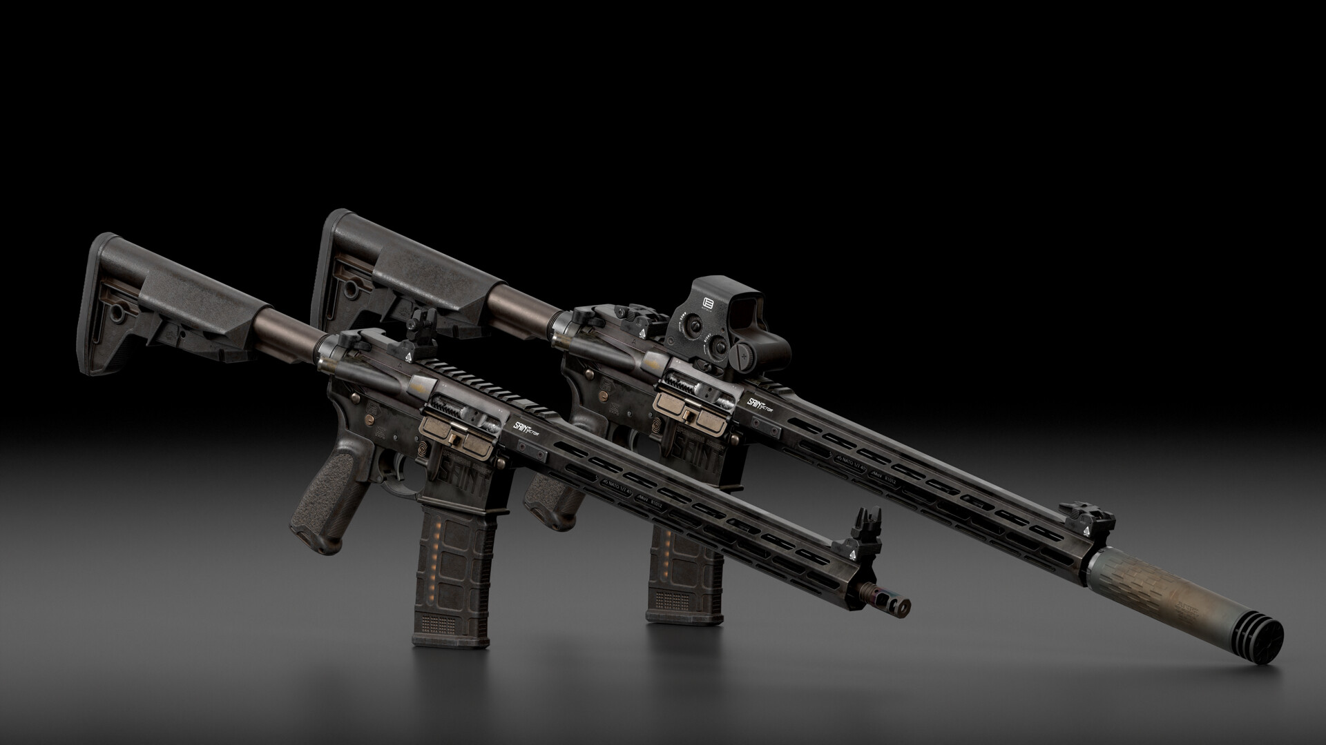 ArtStation - AR-15 RIFLE