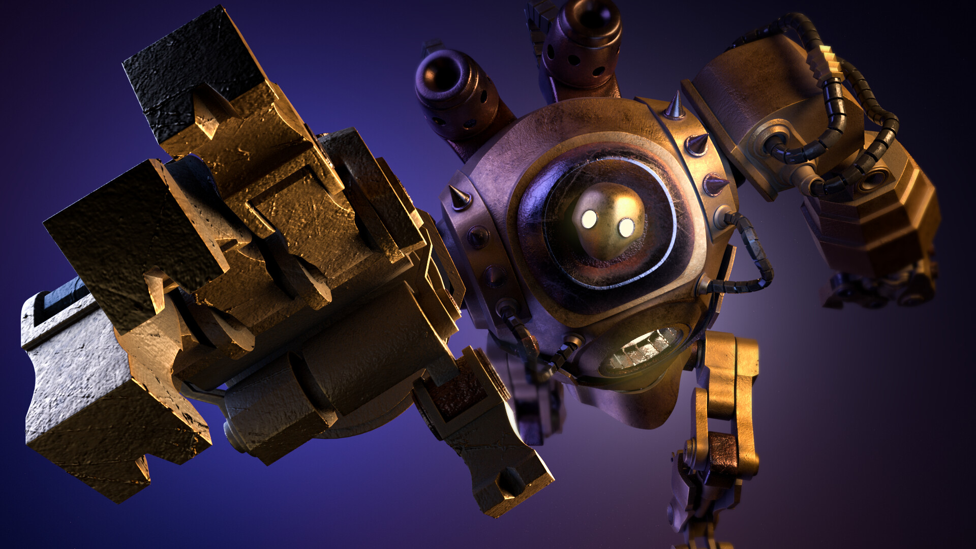 ArtStation - Blitzcrank The Great Steam Golem